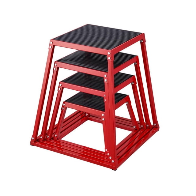 2025 New Metal Plyometric Jumping Box, 12/18/24/30 Inch Steel Plyo Box ...