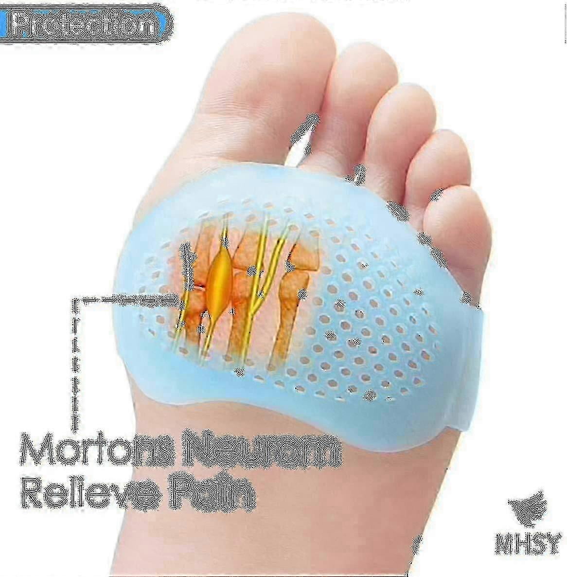 2025 New Metatarsal Pads For Womend Men, 4pairs Ball Of Foot Cushions ...