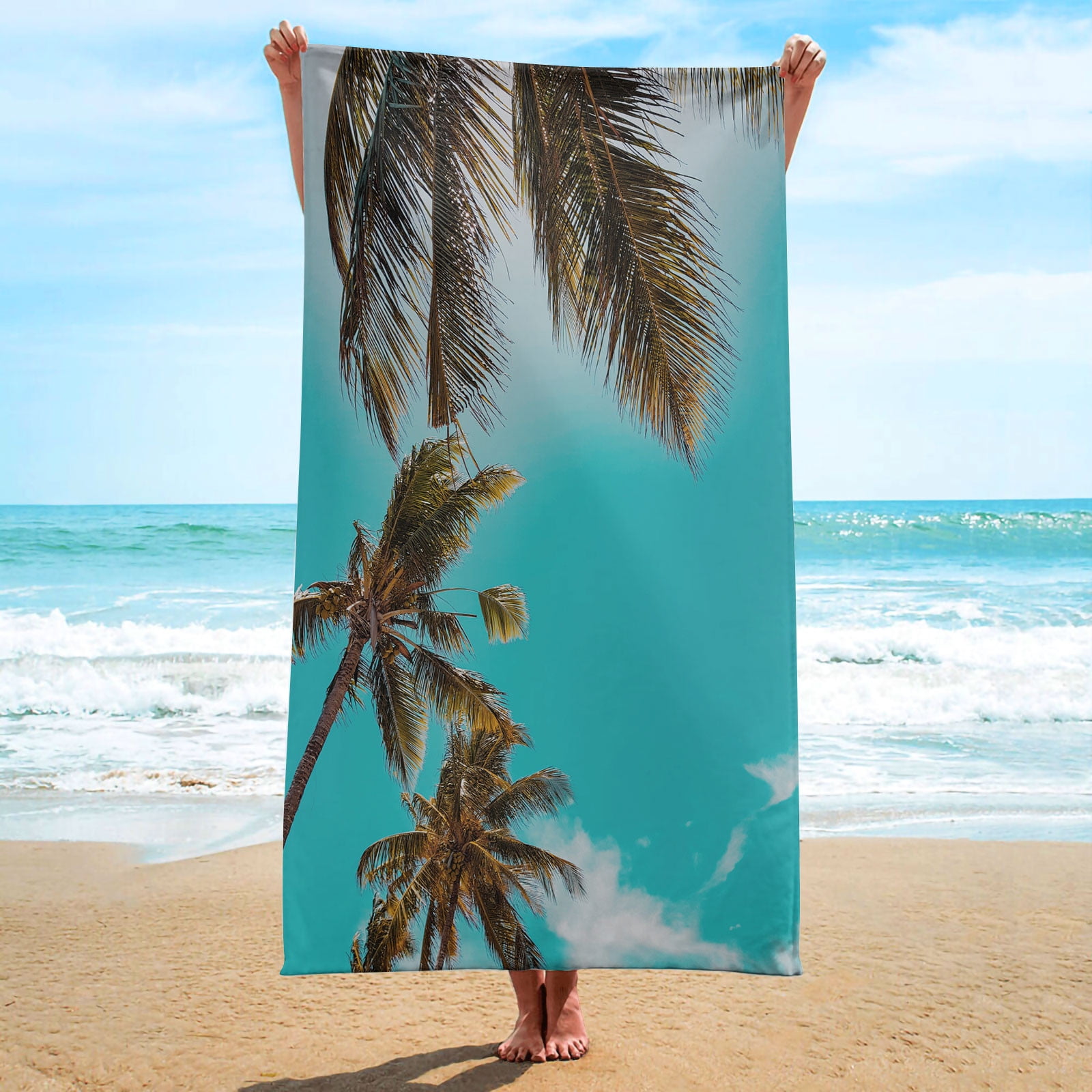 2025 New Microfiber Beach Towel Set Oversized Large Quick Dry Soft Sand ...