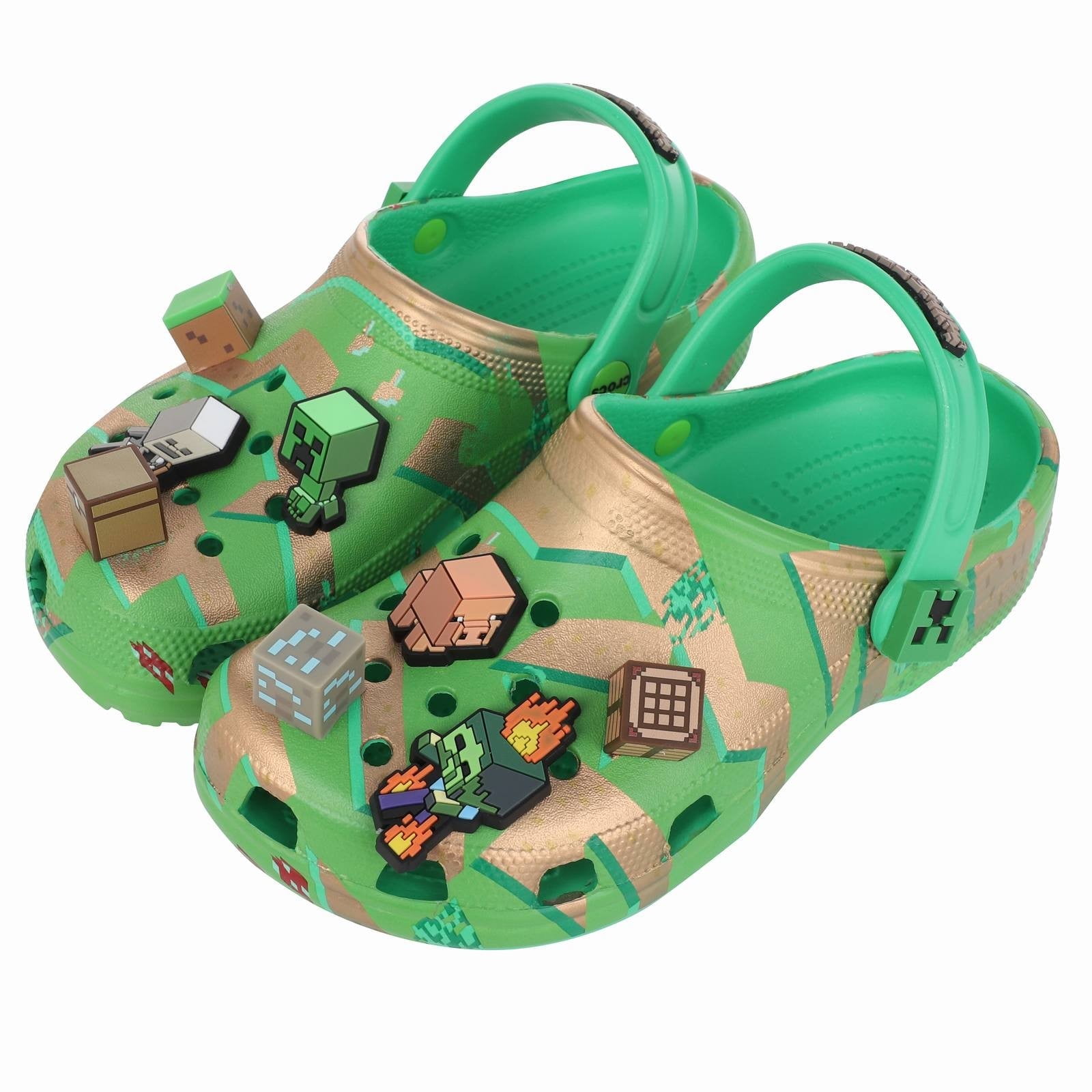 2025 New Minecraft Style Kids Water Shoes – Classic Slip-On Beach ...