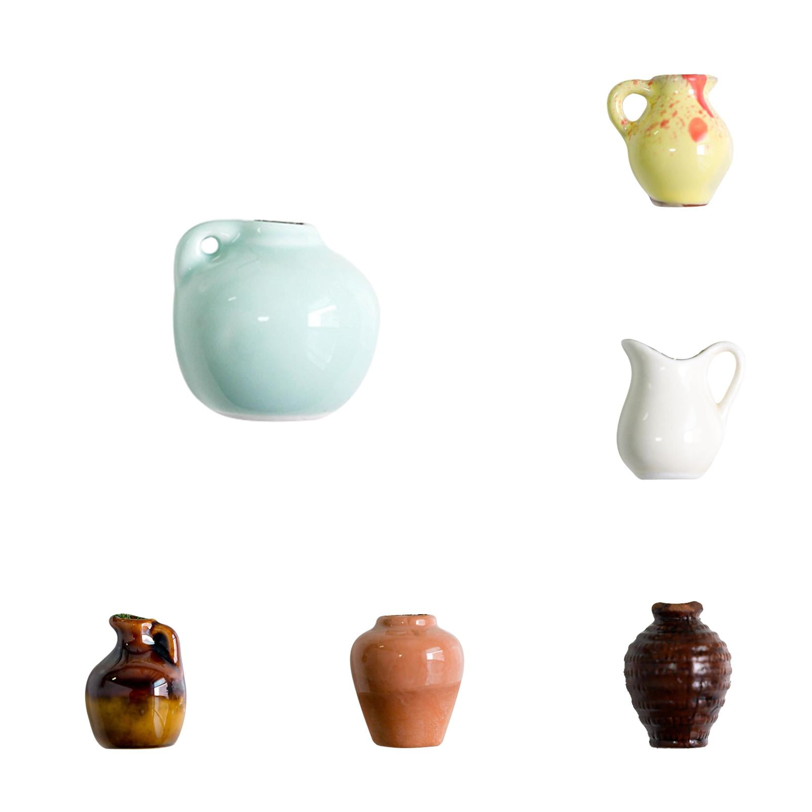 2025 New Mini Bud Vases for Fridge - Glass Flower Vases, Cute 3D Tiny ...