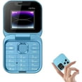 2025 New Mini Flip Mobile Phone 2 SIM Card Small Display Foldable Cell ...