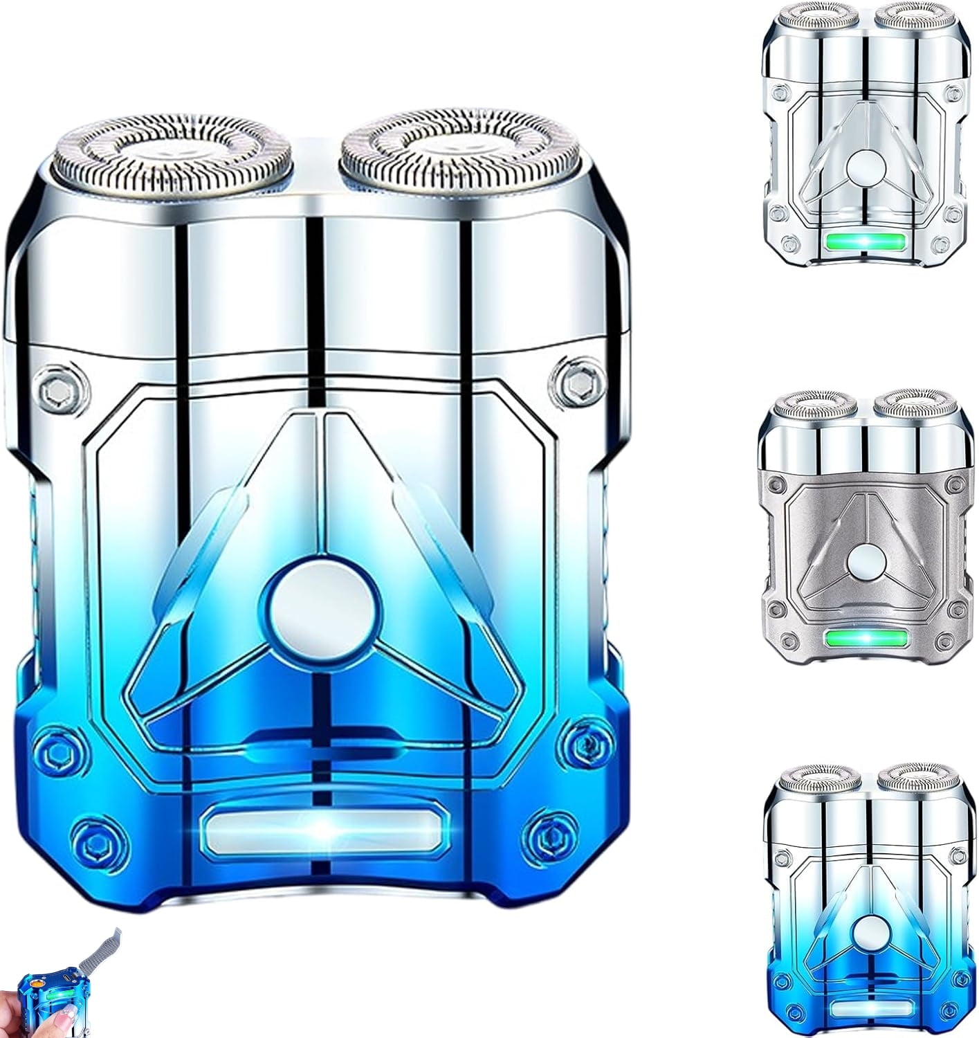 2025 New Mini Shaver—Compact Electric Razor & Charging Lighter Combo ...