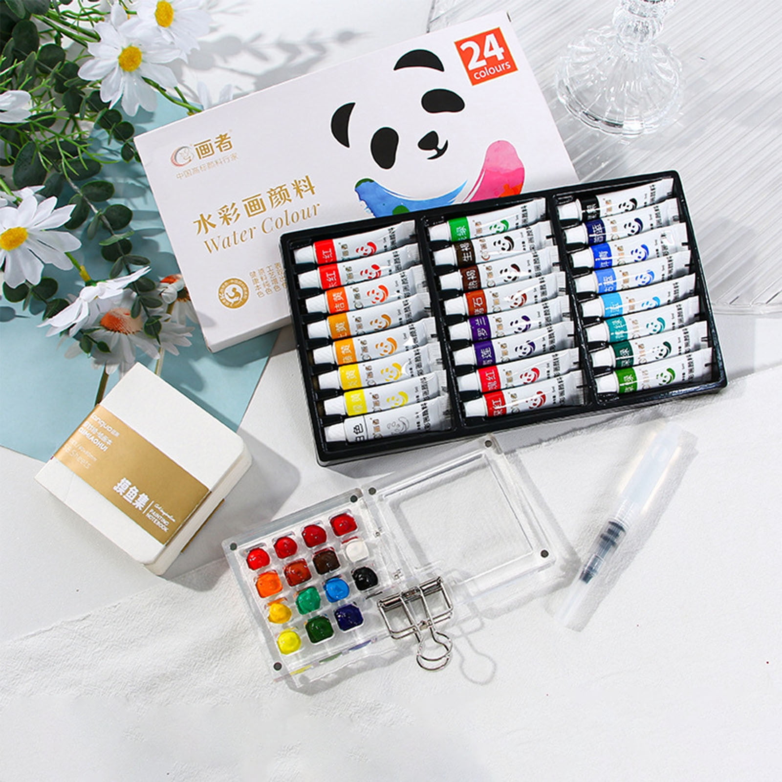 2025 New Mini Watercolor Paint Set with Colours, Pocket Artist ...