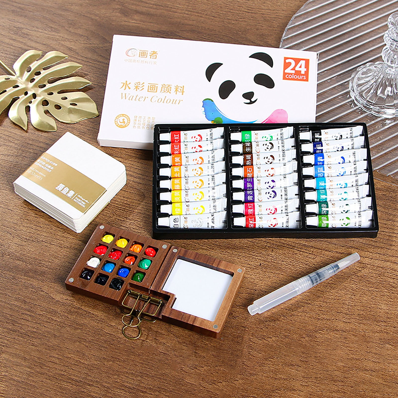 2025 New Mini Watercolor Paint Set with Colours, Pocket Artist ...