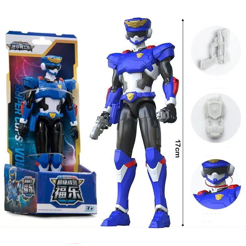 2025 New Miniforce Super Cops Power Bolt Max Leo Model Action Figure ...