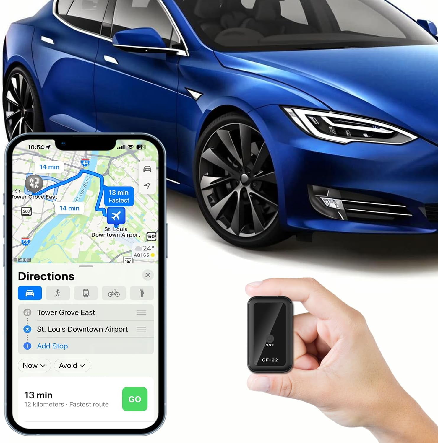 2025 New Model GPS Tracker for Vehicles, GPS Strong Magnetic Car Anti ...