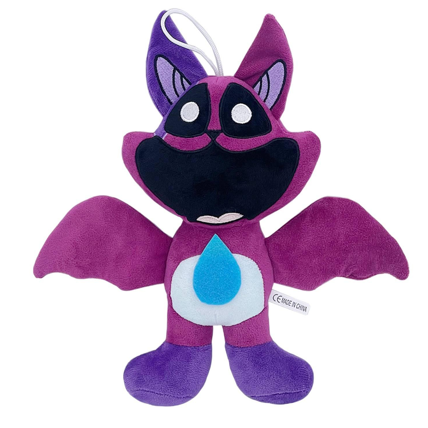 2025 New Model Luminous Big Mouth Purple Cat Bobby Smiling Plush Doll ...