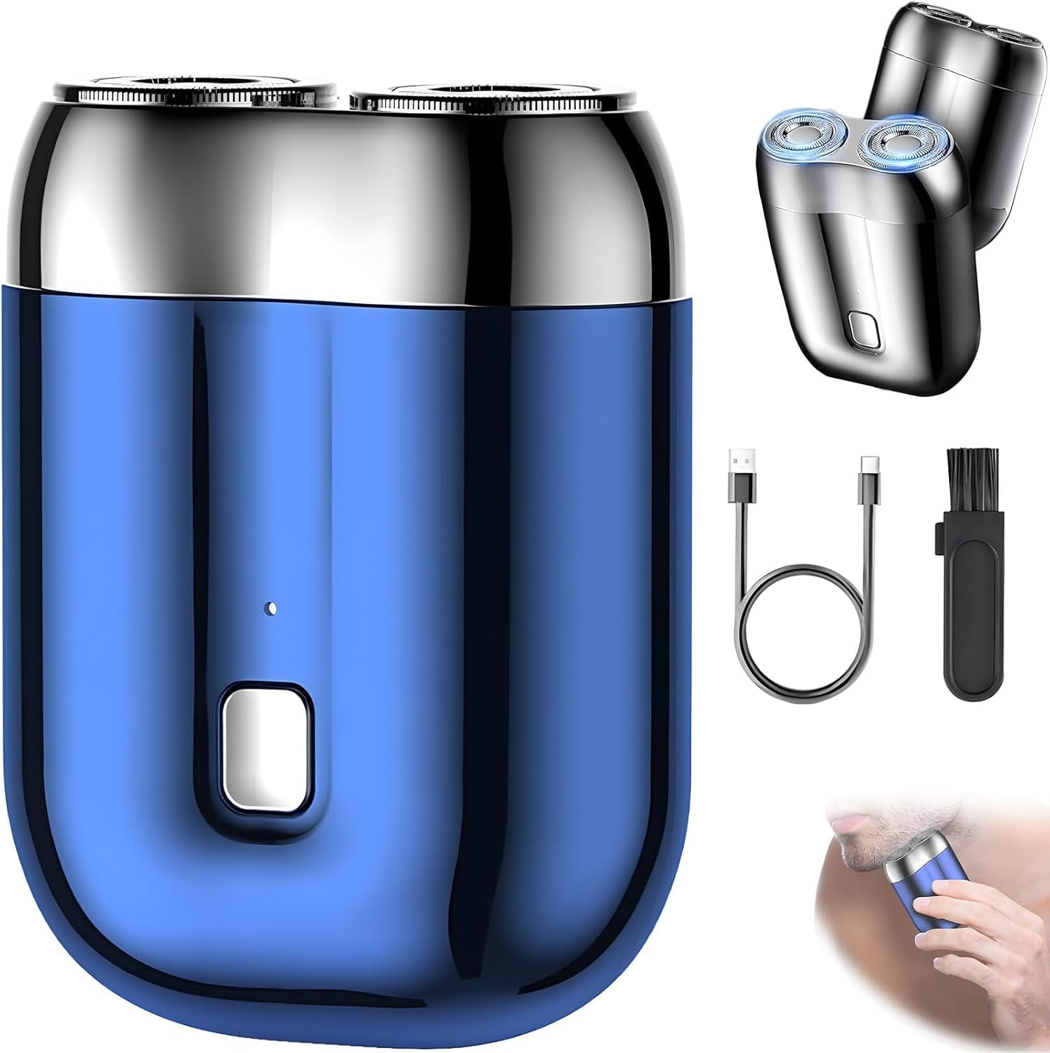 2025 New Model Mini Dual-Head Electric Shaver,Electric Razor: Mini ...