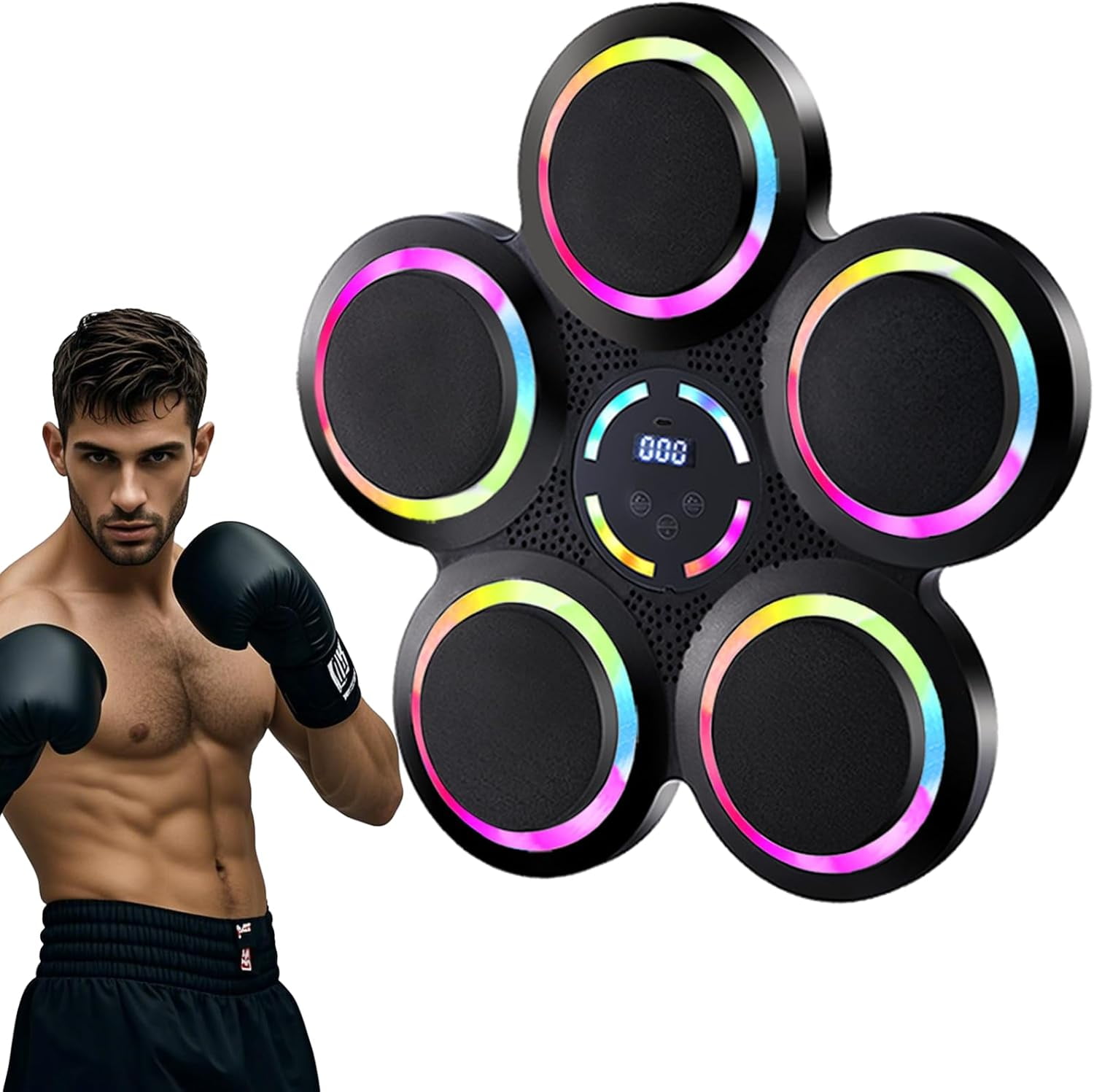 2025 New Model Music Punching Machine Wall Mounted with Premium Gloves ...