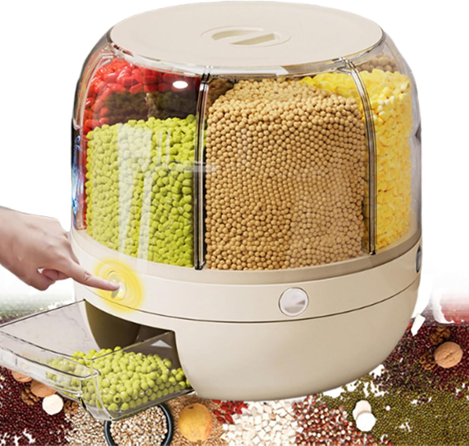 2025 New Moisture-Proof Grain Dispenser with Lid - Grain Storage ...