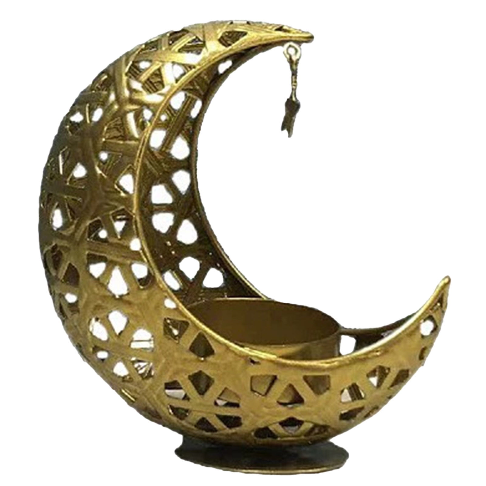 2025 New Moon Shape Candle Holders for Pillar Candles - Ideal for Ra Madan, Eid, Birthday ...