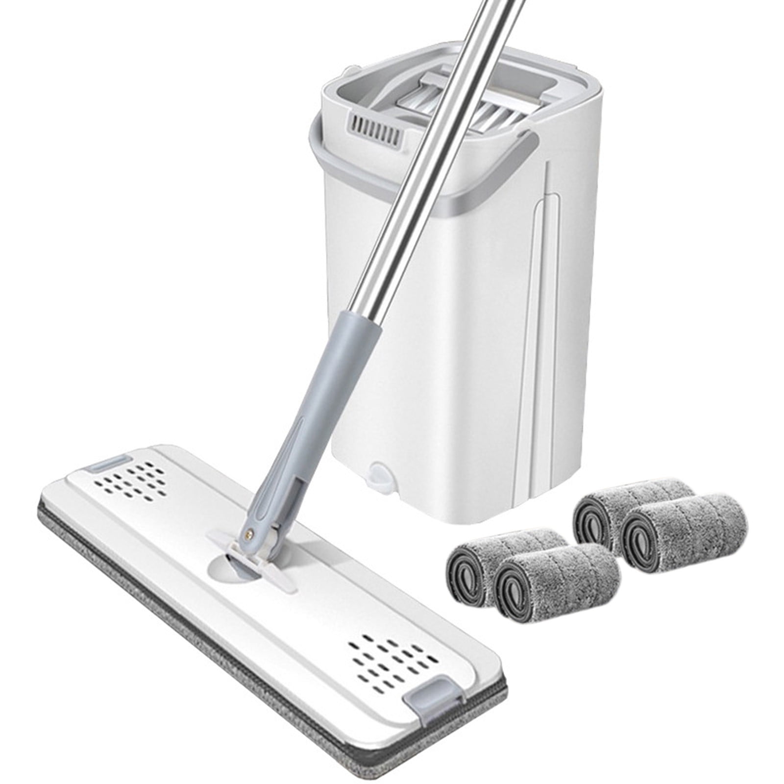 2025 New Mop and Bucket with Wringer Set for Home - Hands-Free Flat ...