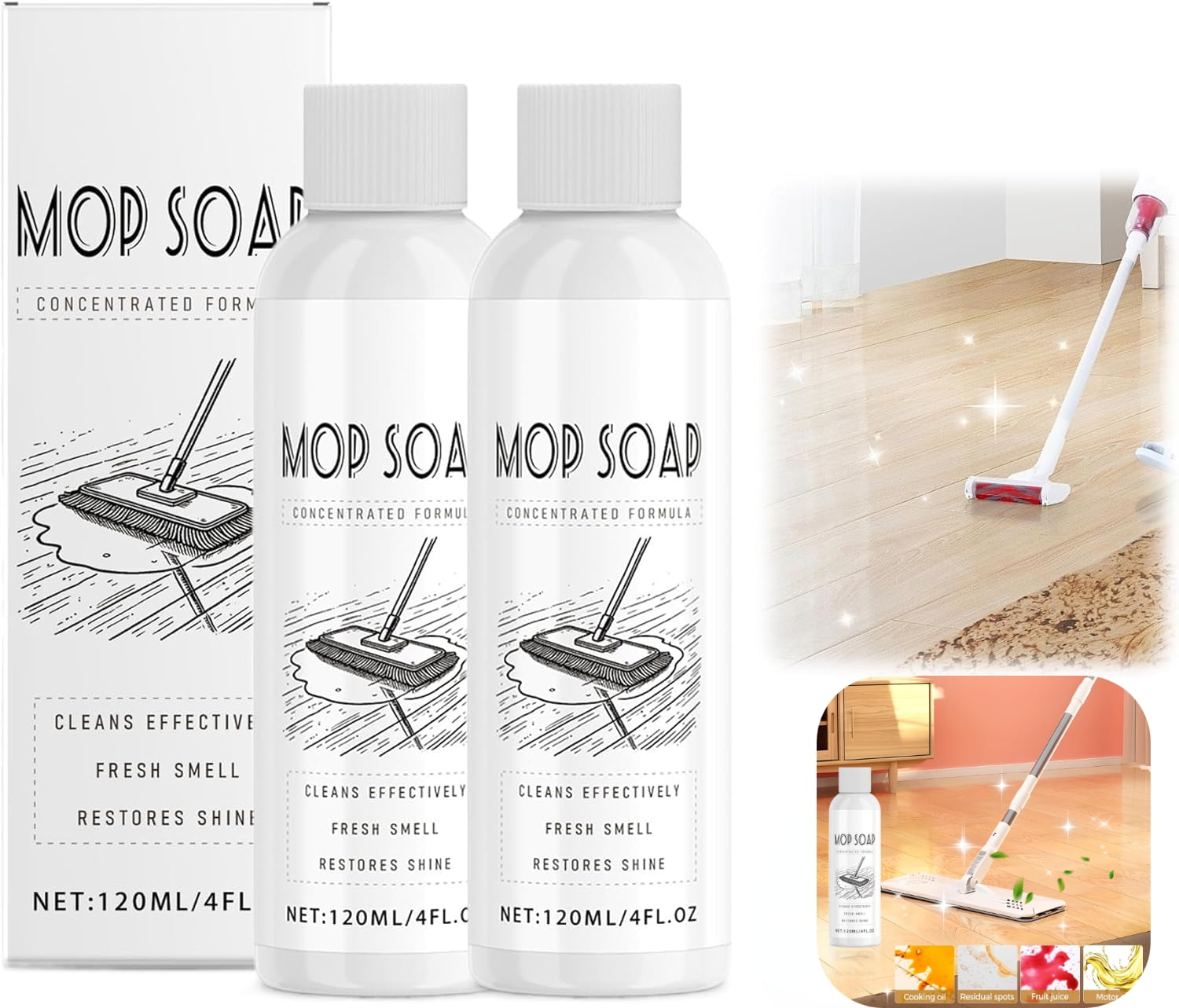 2025 New Mop Soap for Floor Cleaning, Highly Scented Mop Soap, Floor ...