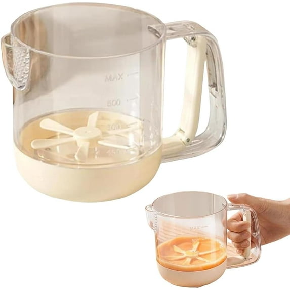 2025 New Multifunctional Egg Stir Cup, Semi Automatic Hand Pressed ...