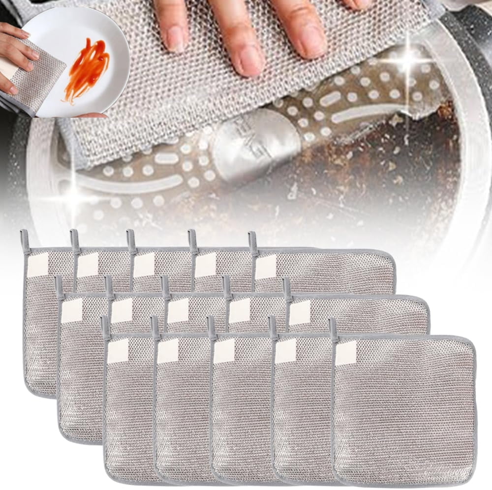2025 New Multipurpose Wire Dishwashing Rags for Wet and Dry, Metal ...