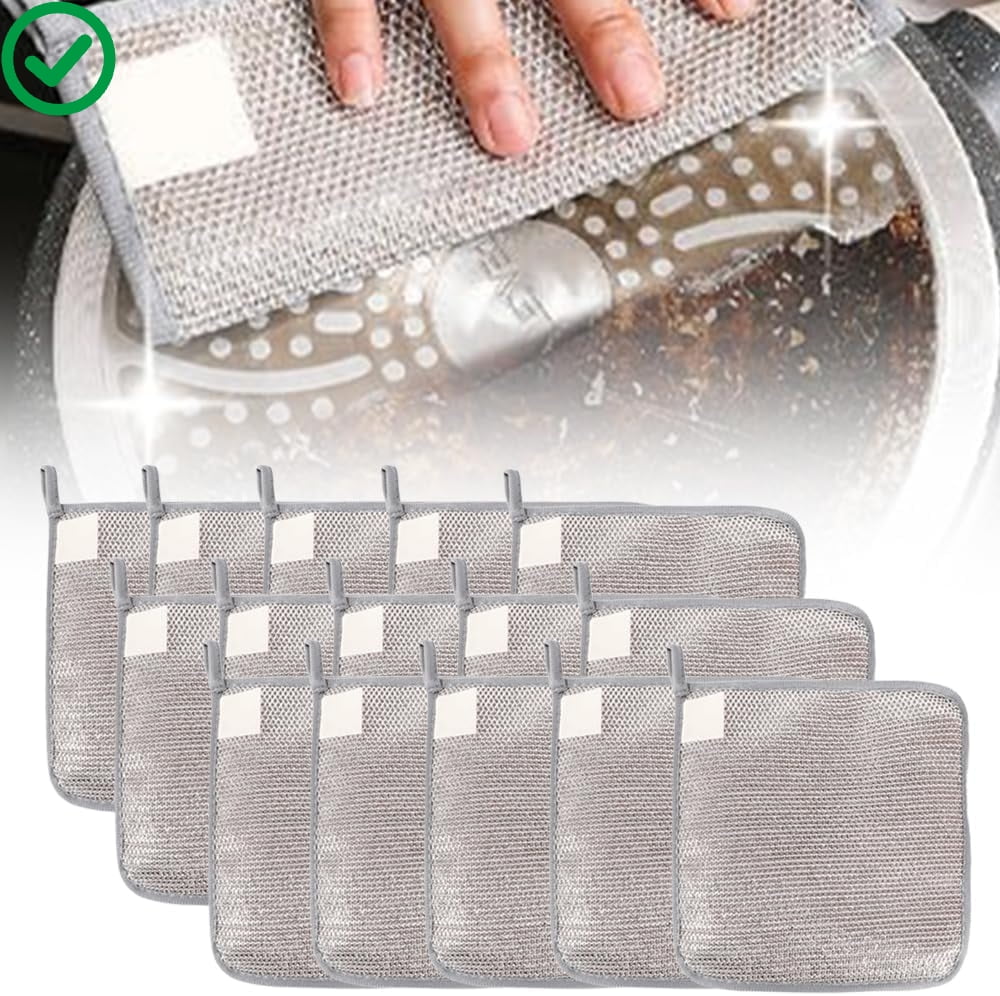 2025 New Multipurpose Wire Dishwashing Rags for Wet and Dry, Metal ...