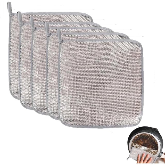 2025 New Multipurpose Wire Dishwashing Rags for Wet and Dry ...