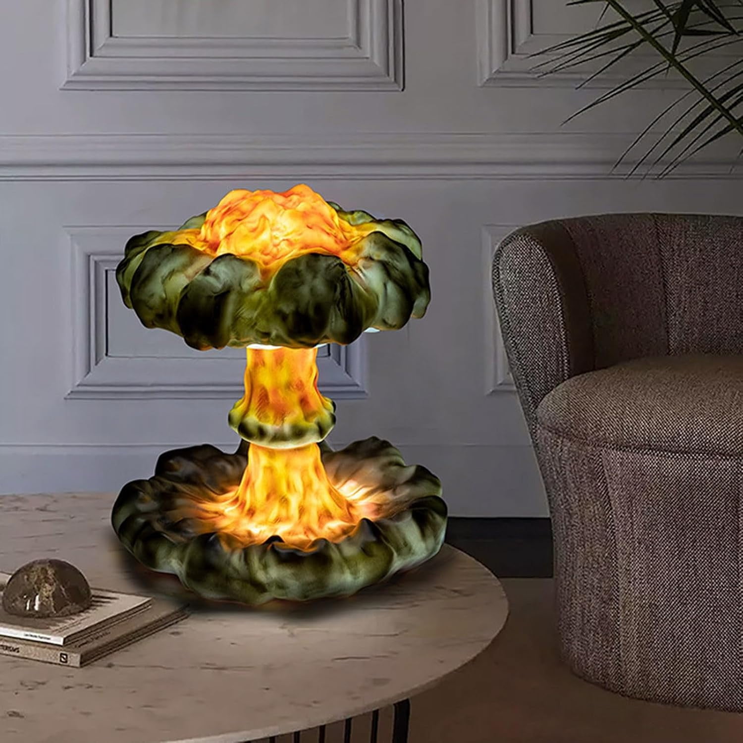 2025 New Mushroom Cloud Table Lamp 7.7''x6.9''- Cloud Blast Night Light ...