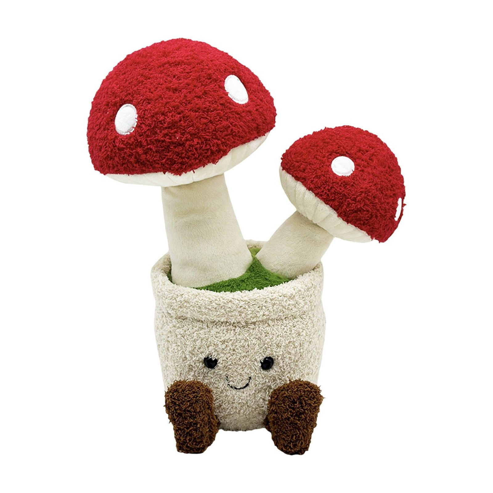 2025 New Mushroom Plant Plush Toys, 11 in Soft Mushroom Plant Plush ...