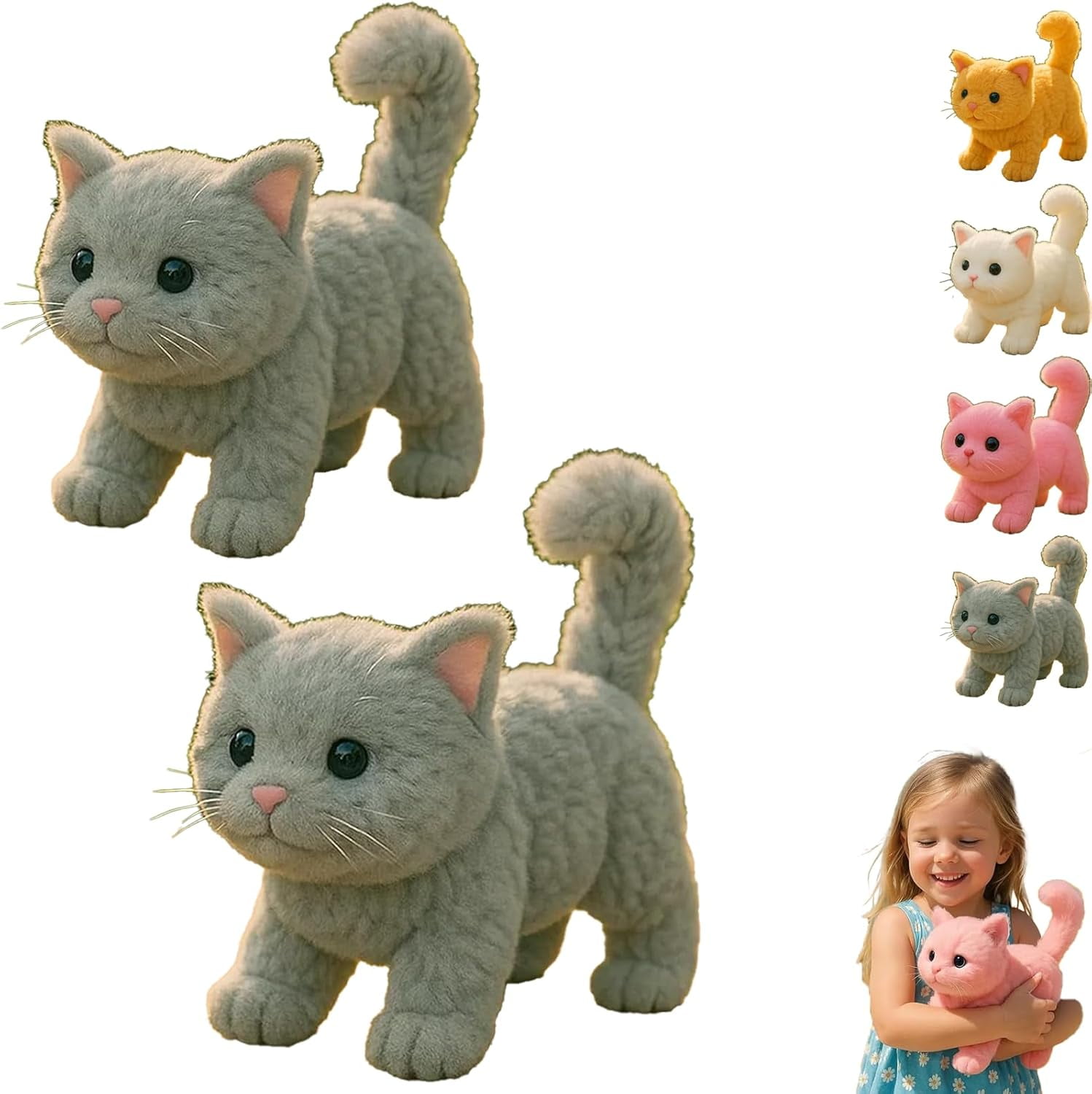 2025 New My Realistic Cat Toy-Bring Endless Joy and Warmth, 14 Styles ...