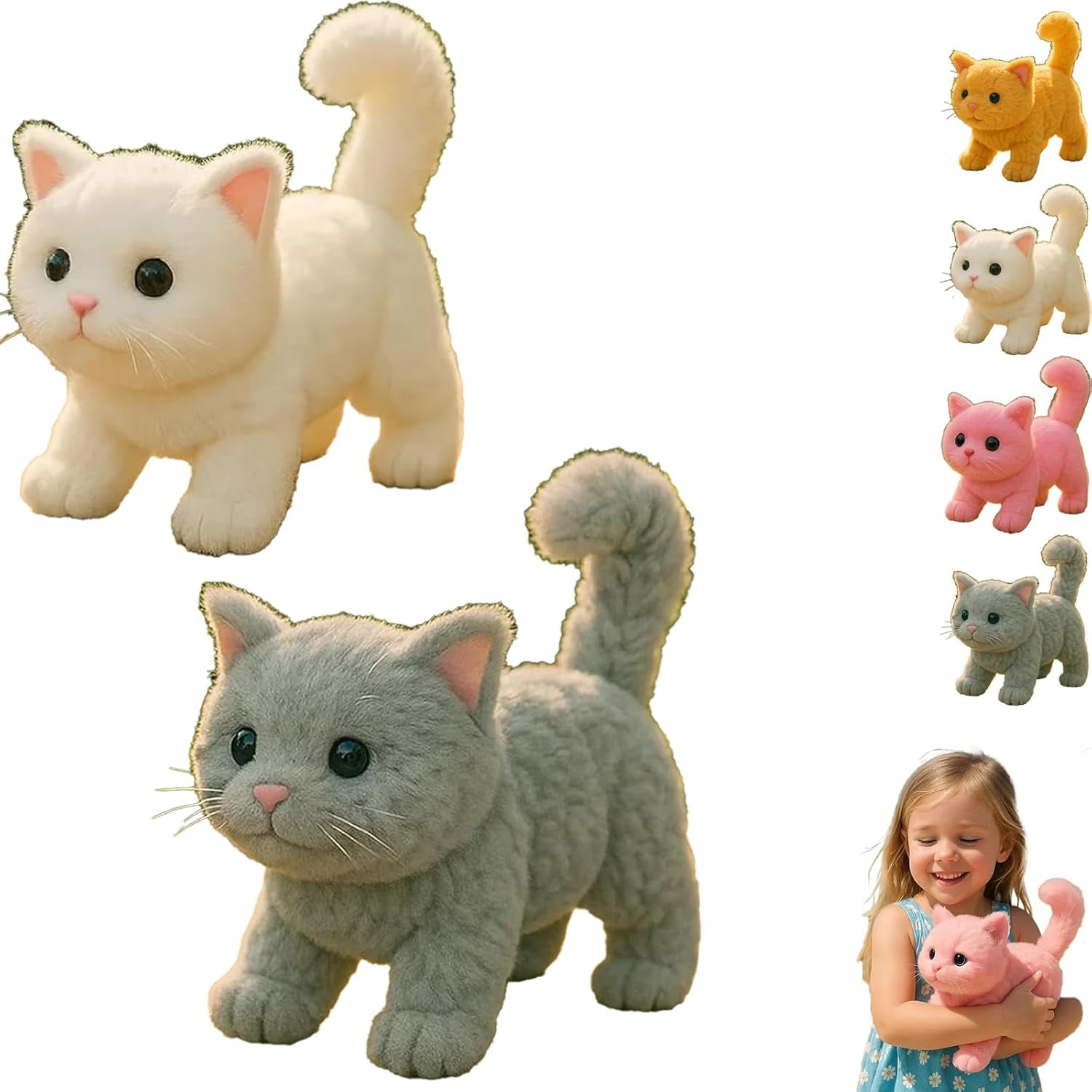 2025 New My Realistic Cat Toy-Bring Endless Joy and Warmth, 14 Styles ...