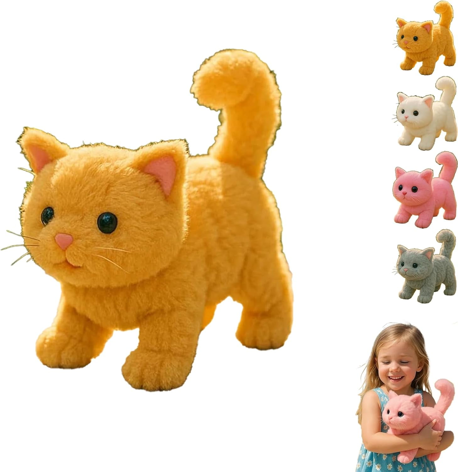 2025 New My Realistic Cat Toy-Bring Endless Joy and Warmth, 14 Styles ...