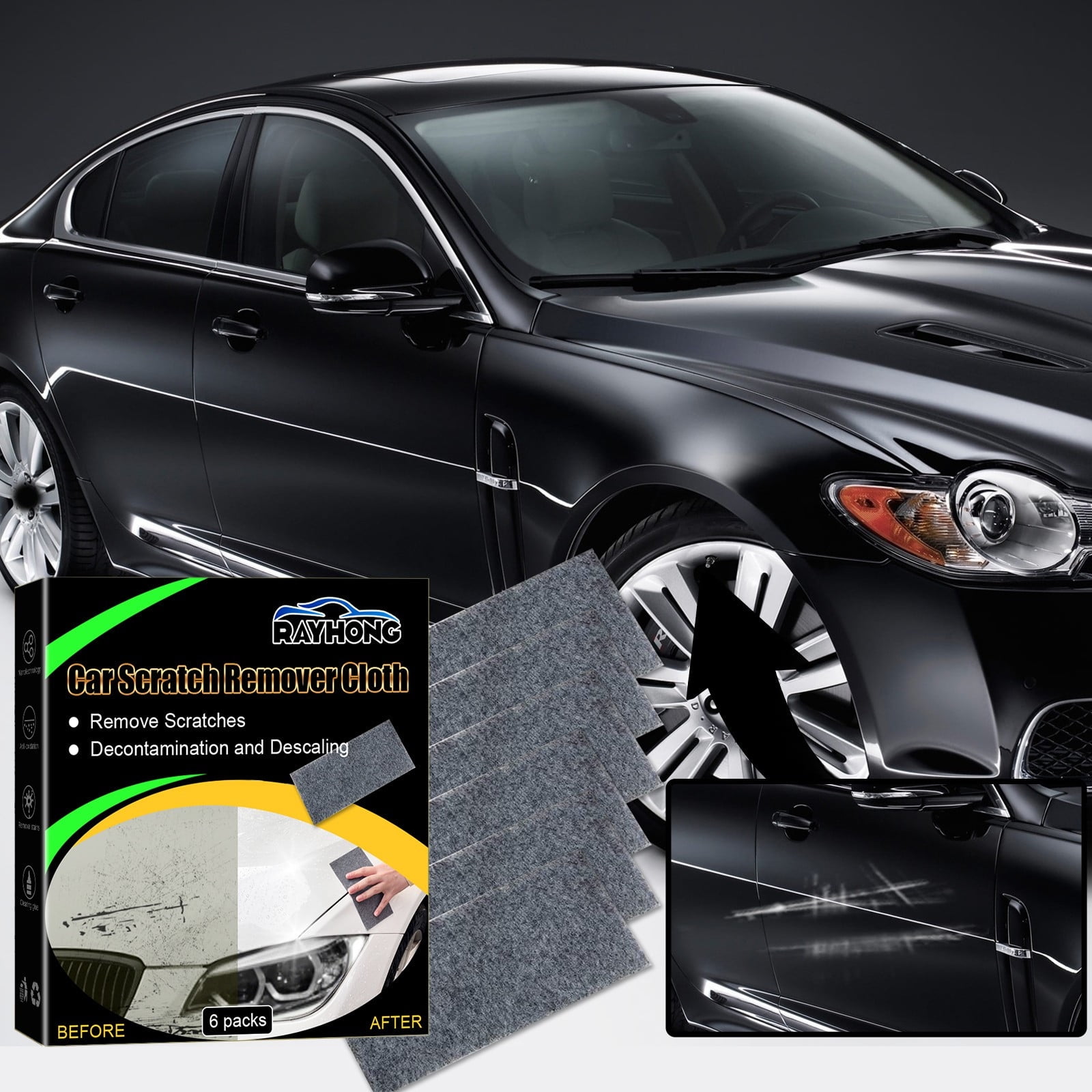 2025 New Nano Sparkle Cloth for Car Scratches, Nano Sparkle Cloth Car ...