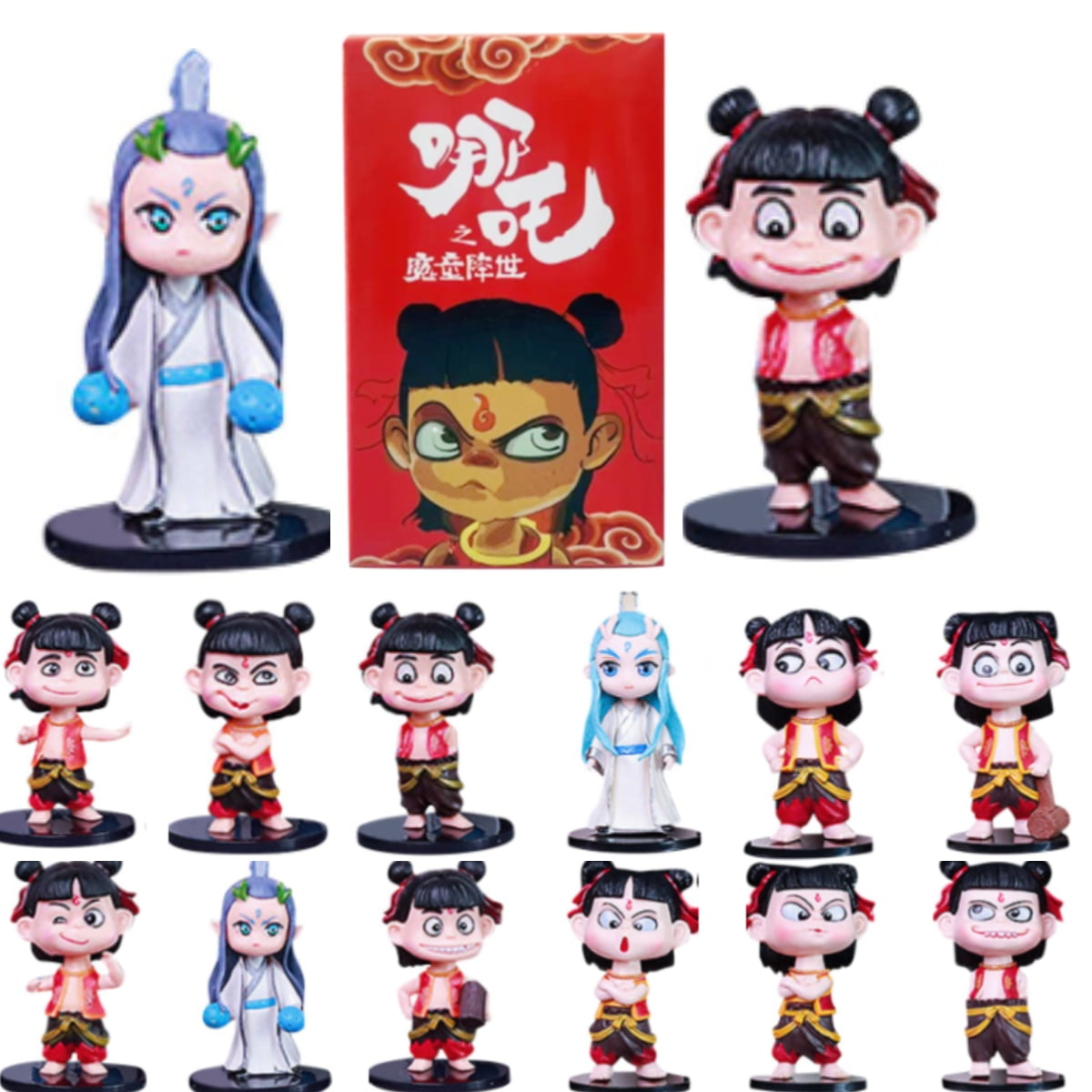 2025 New NeZha Action Figures Blind Box, Nezha 2 Figure Nezha ...