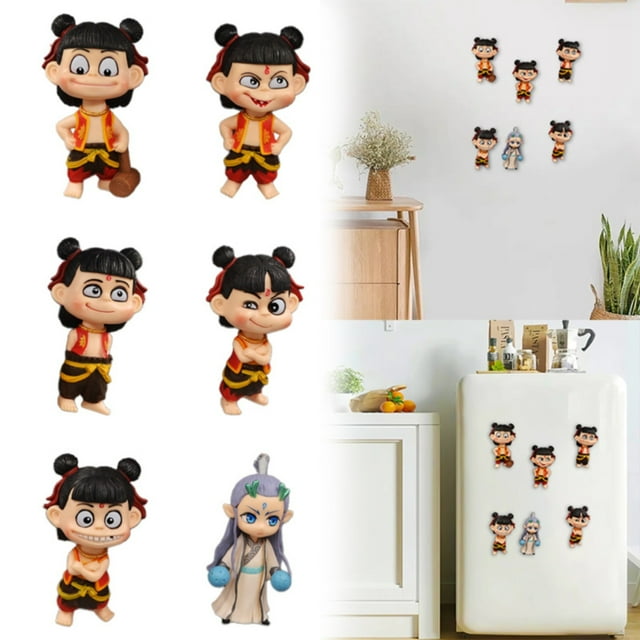 2025 New NeZha Action Figures Collectible Dolls Figurines Nezha ...