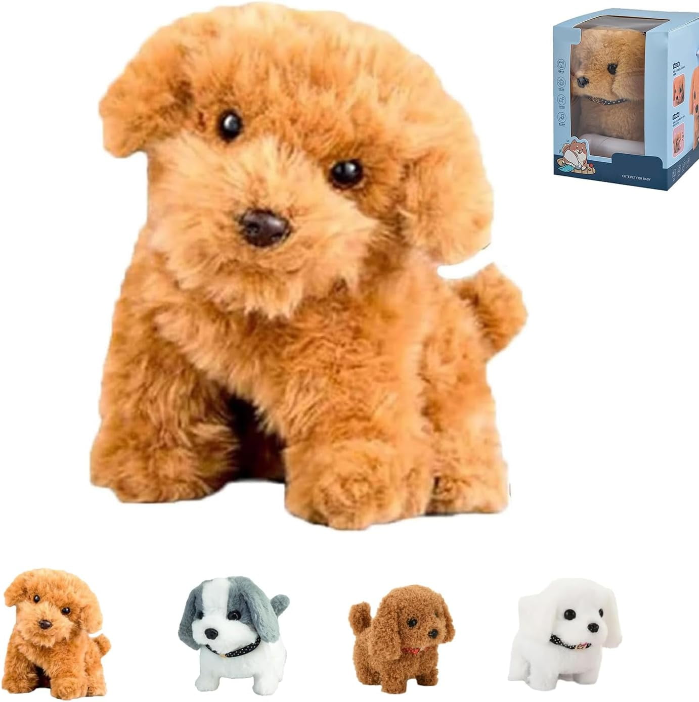 2025 New Nicoo - My Realistic Robot Puppy Plushie, Robot Puppy, Walking ...