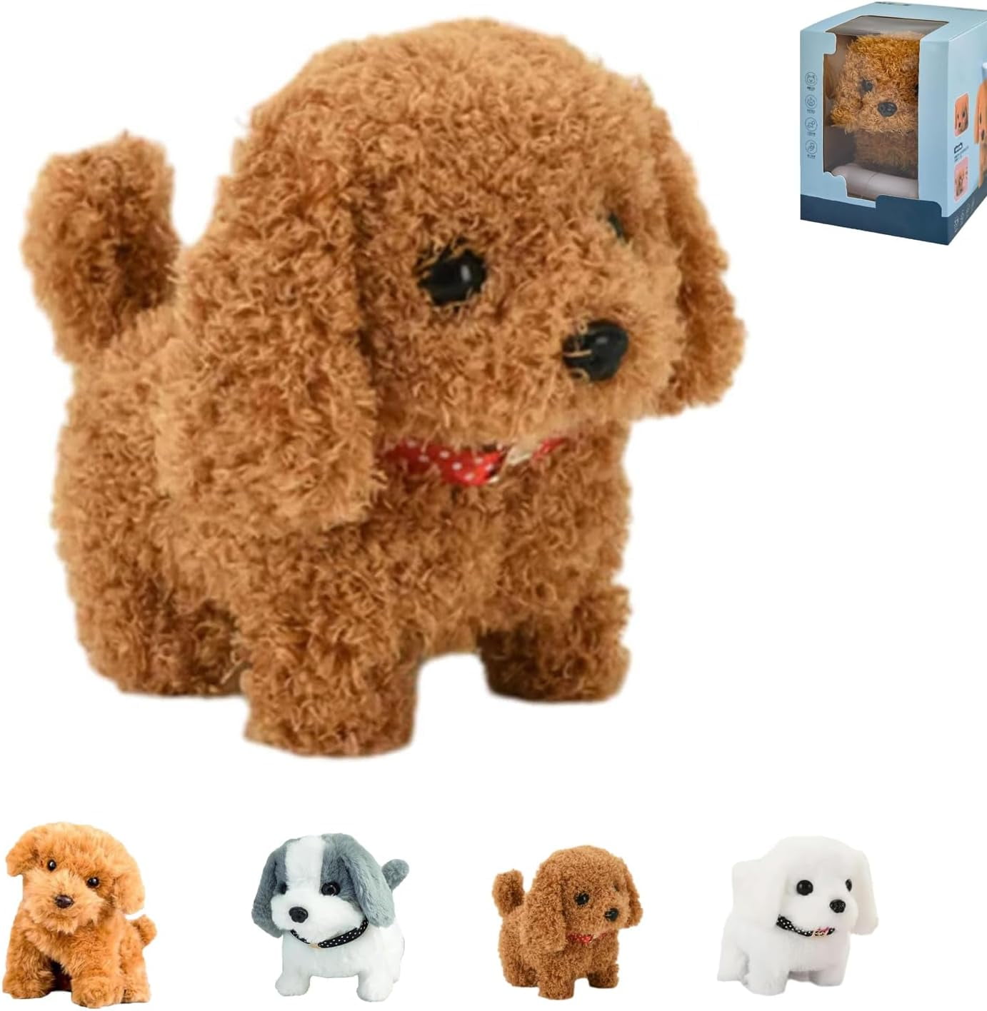 2025 New Nicoo - My Realistic Robot Puppy Plushie, Robot Puppy, Walking ...