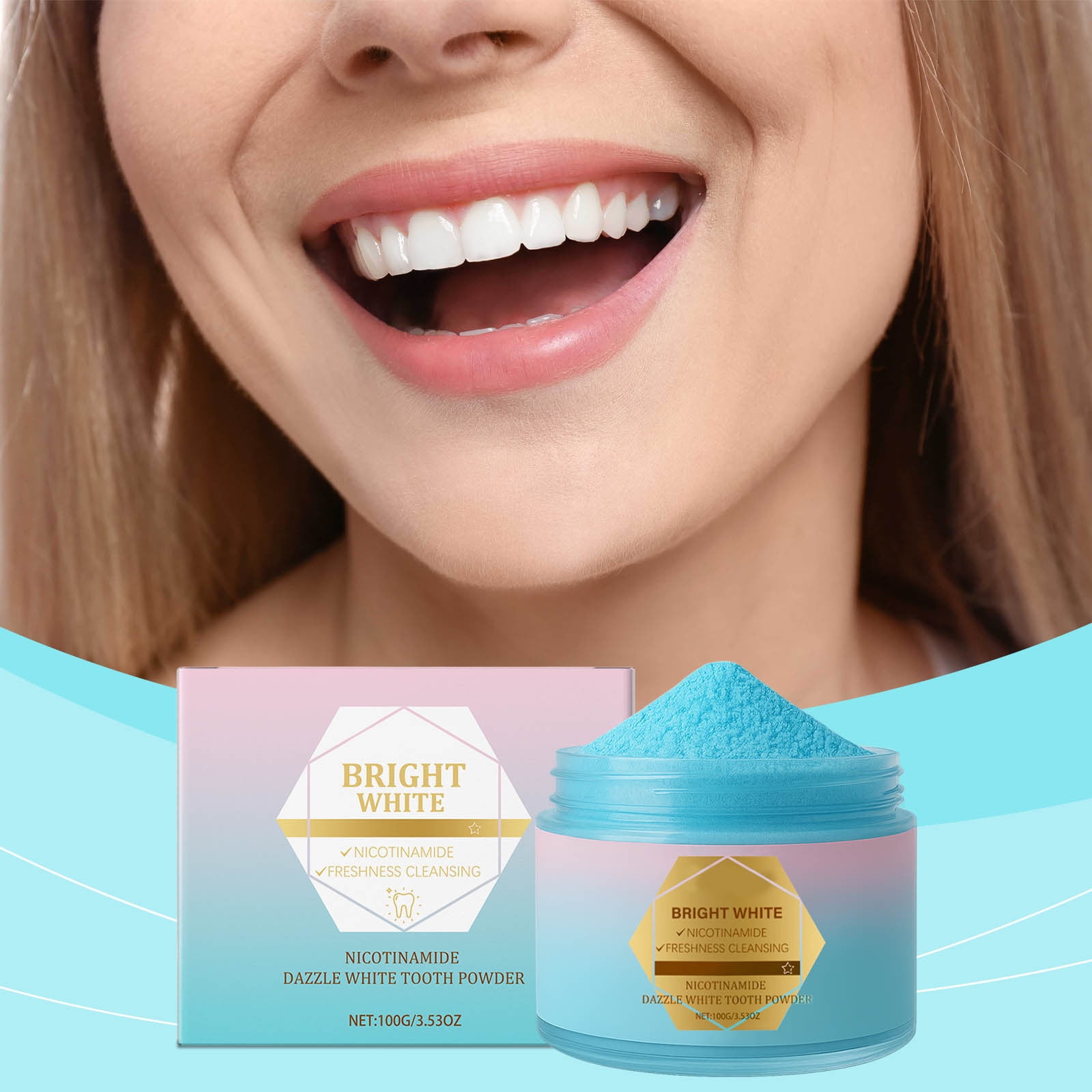 2025 New Nicotinamide Teeth Whitening Powder,Nicotinamide Dazzling ...