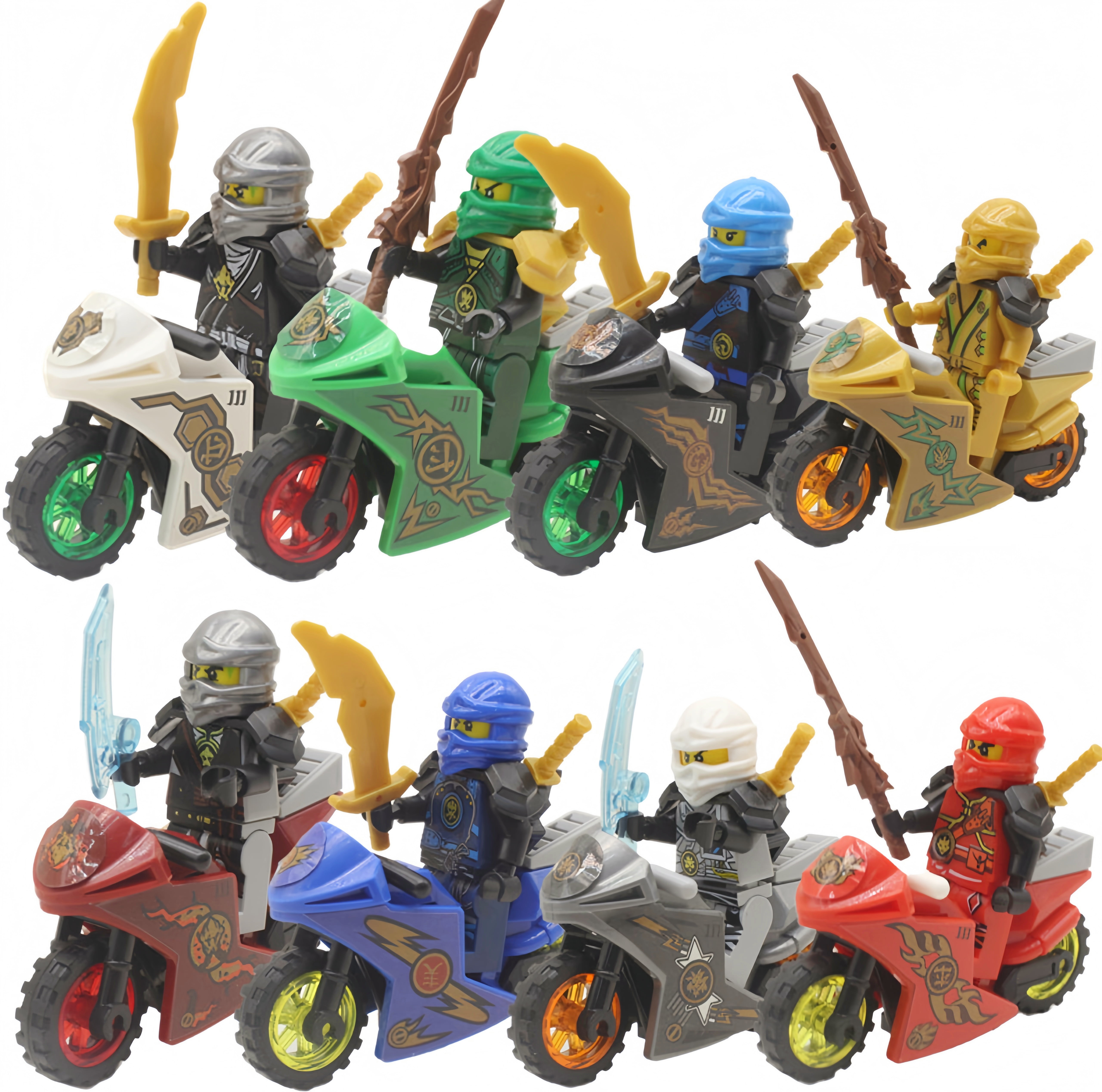 2025 New Ninjago Toys Building Block Set 8 Pcs - Collectible Ninjago ...