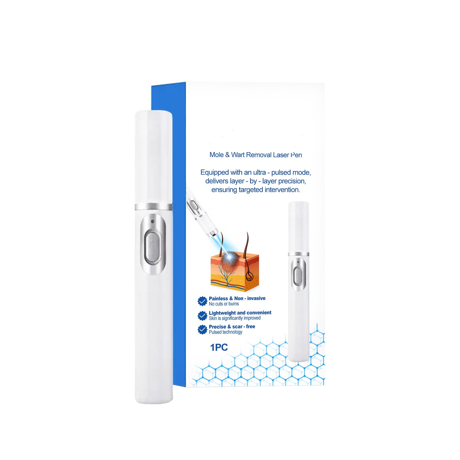 2025 New Non-Invasive Mo*le and Wa*rt Re*mov*al Laser Pen, Advanced ...