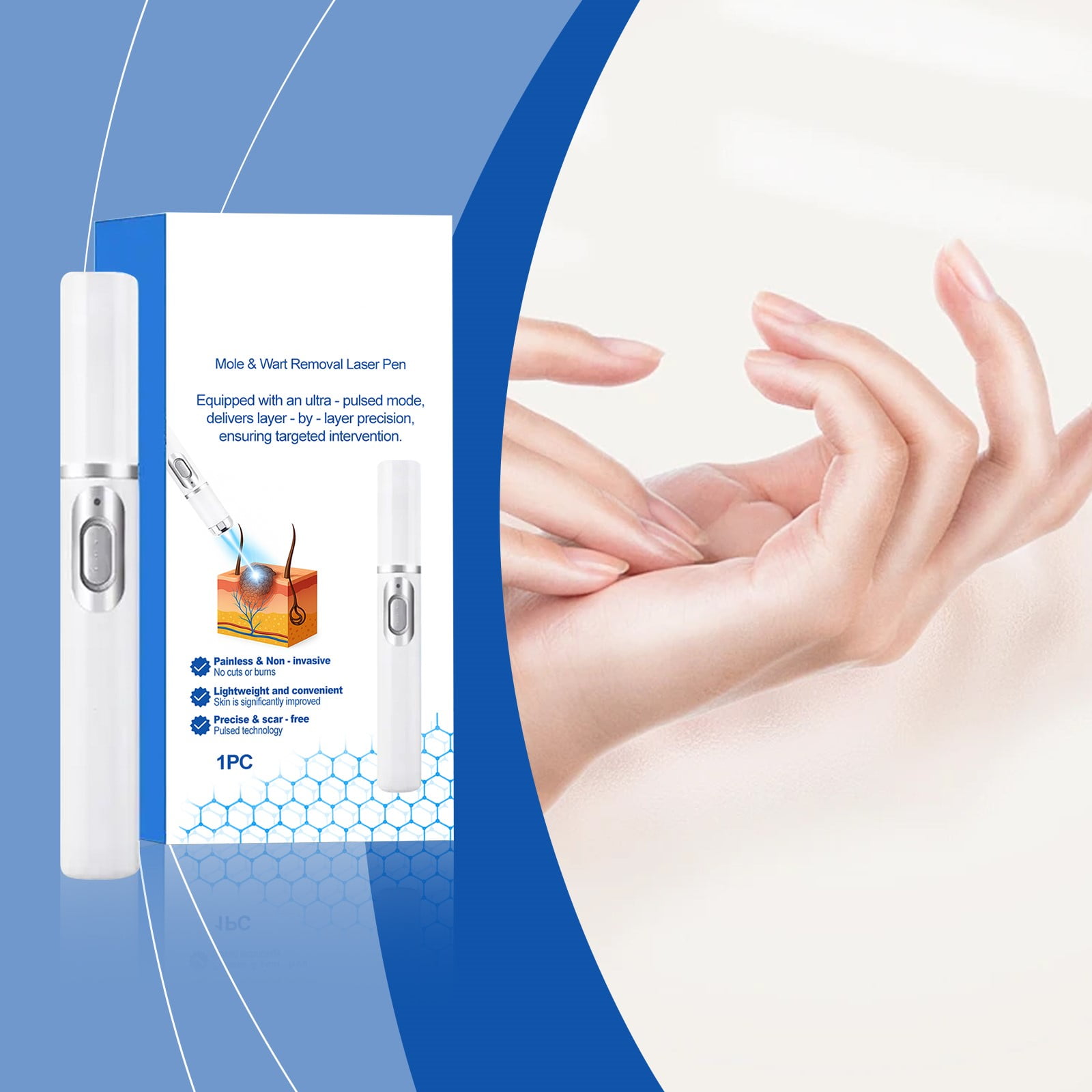 2025 New Non-Invasive Mo*le and Wa*rt Re*mov*al Laser Pen, Advanced ...