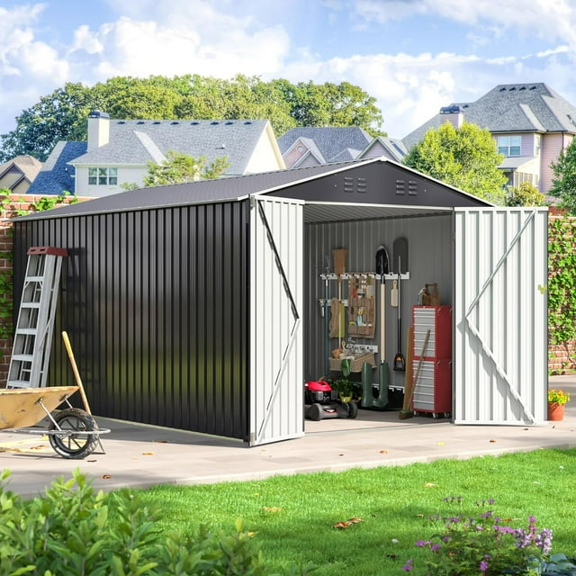 2025 New Outdoor Storage Shed,Large Garden Shed,Large Metal Tool Sheds ...