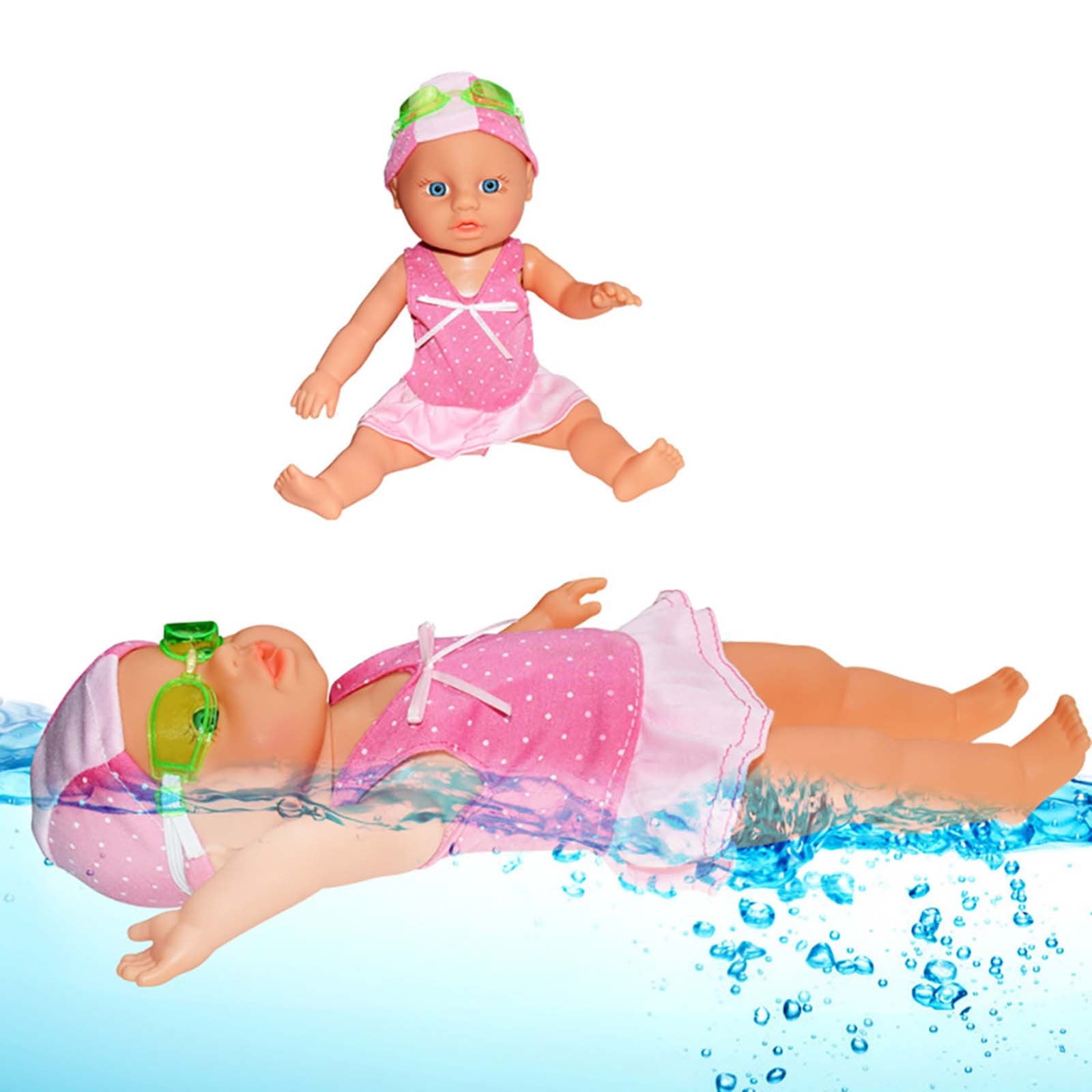 2025 New Packaging Waterproof Swimmer Doll, Backstroke Swimming ...