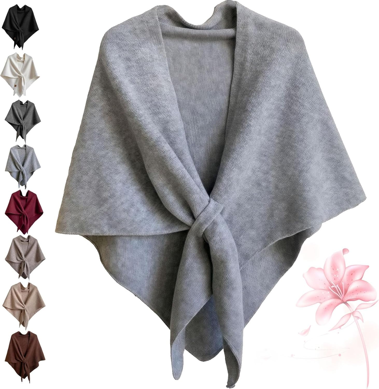 2025 New Pashmina Wraps for Women, Women’s Solid Color Shawl, Soft Open ...