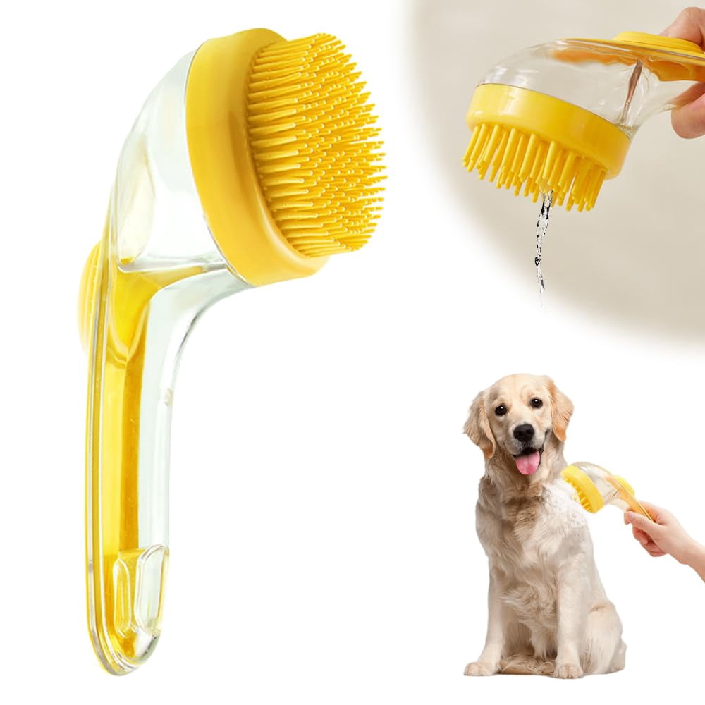 2025 New Pet Bath Brush, Dog Scrubber for Bath Dog Grooming Massage ...