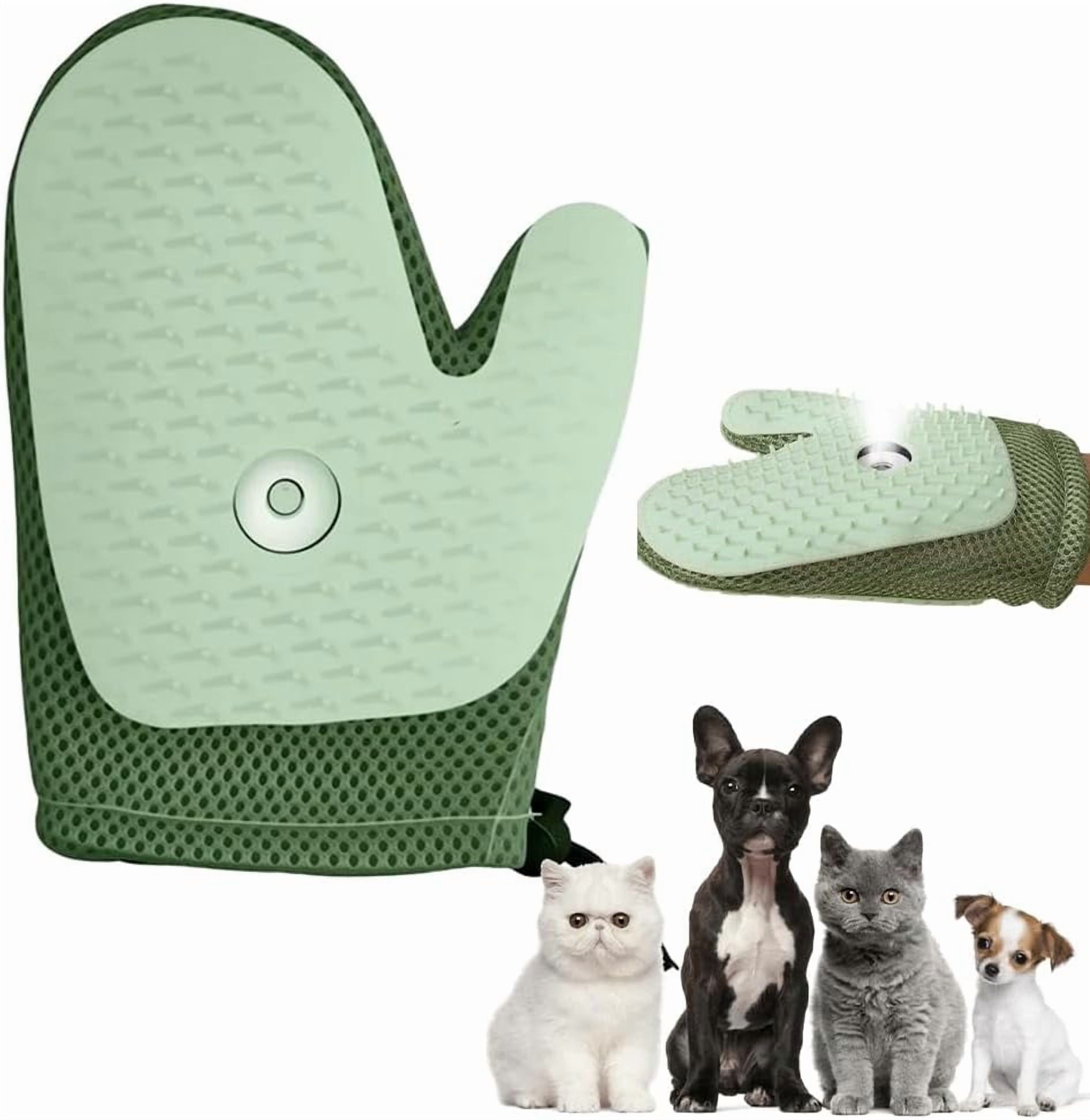 2025 New Pet Hair Removal Glove, Upgrade Electrostatic Pet Grooming ...