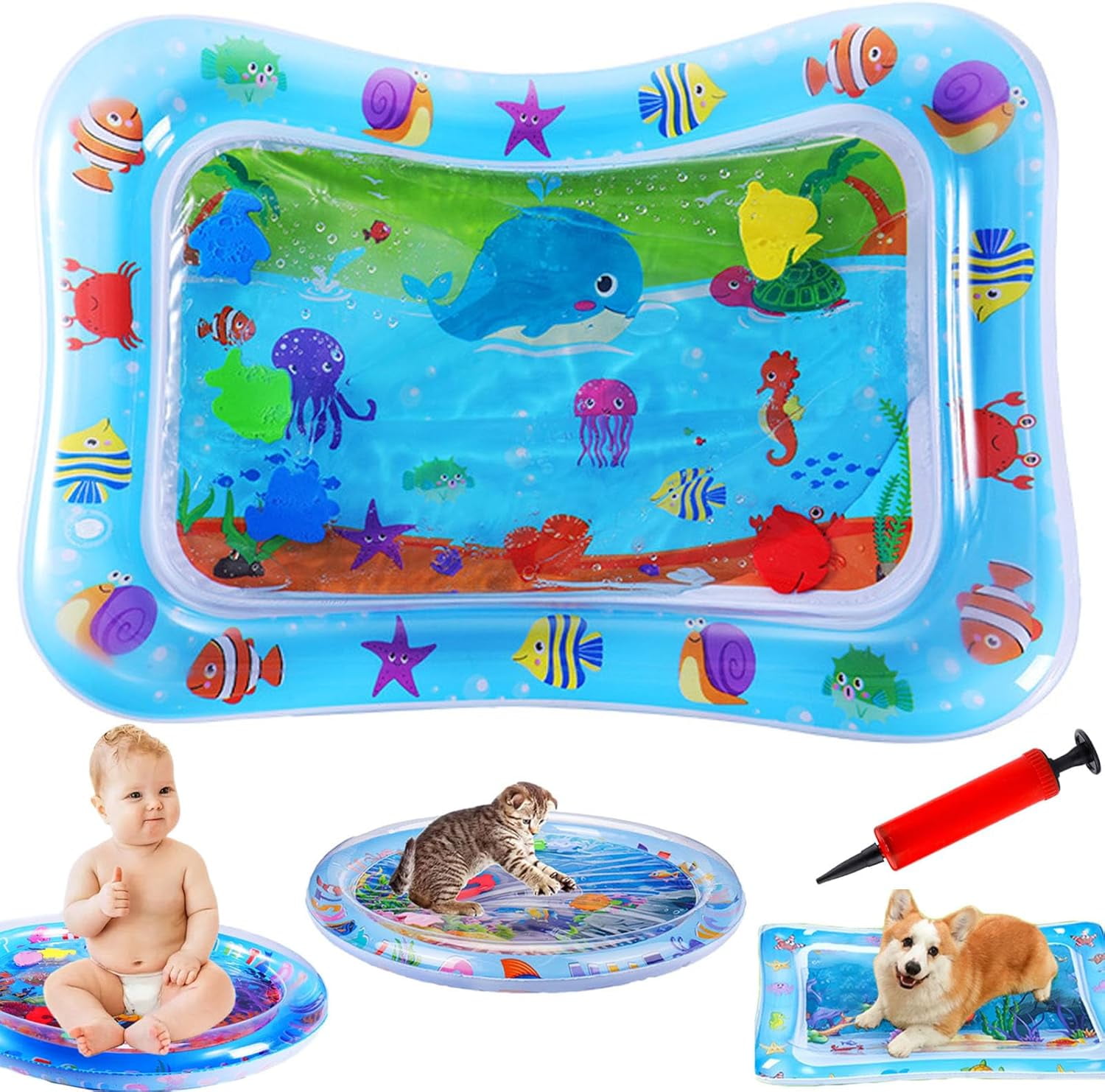2025 New Pet Water Bed, Pet Water Sensory Mat Cats, Cooling mat for ...