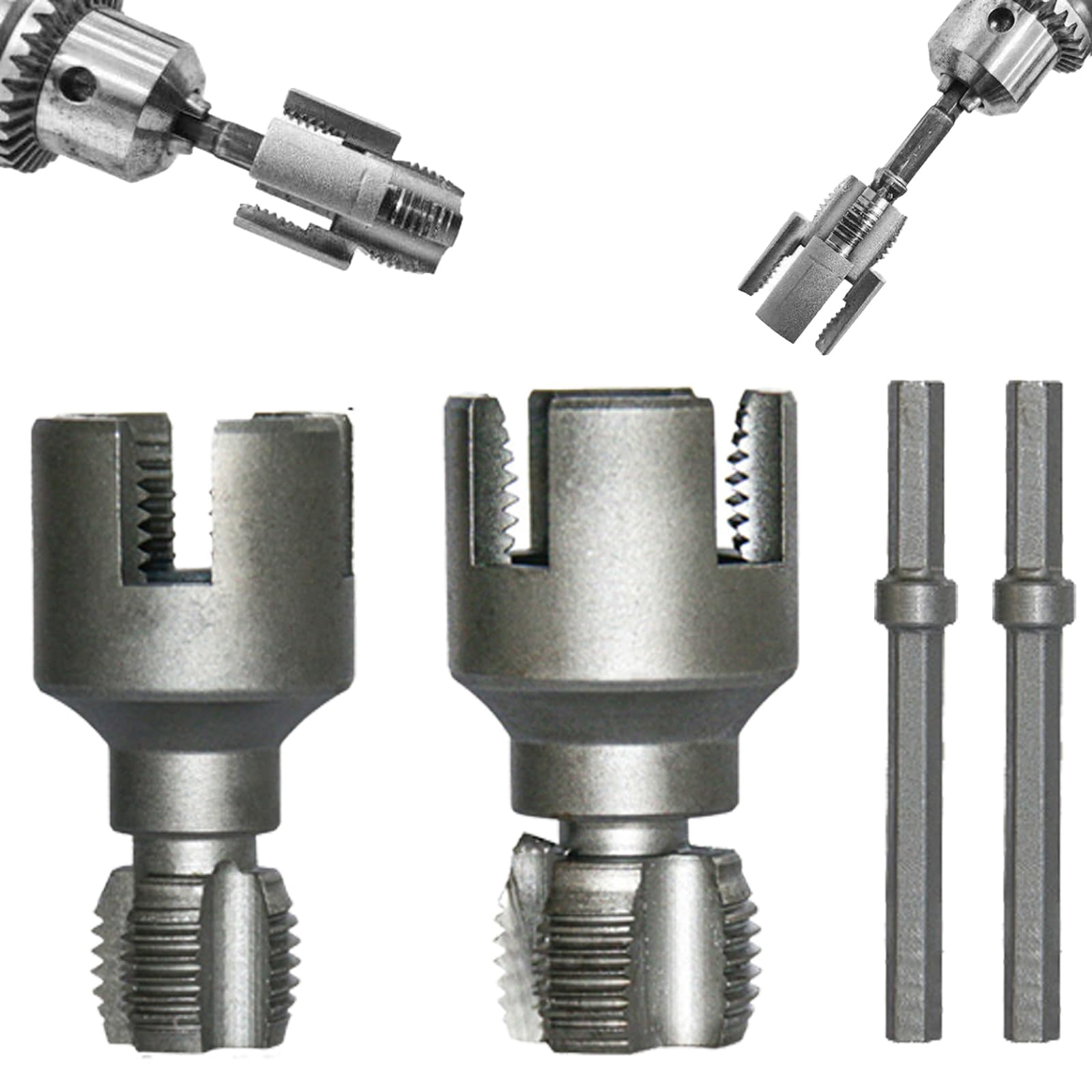 2025 New Pipe Thread Cutting Tool, Electric Drill Compatible Pvc Pipe ...