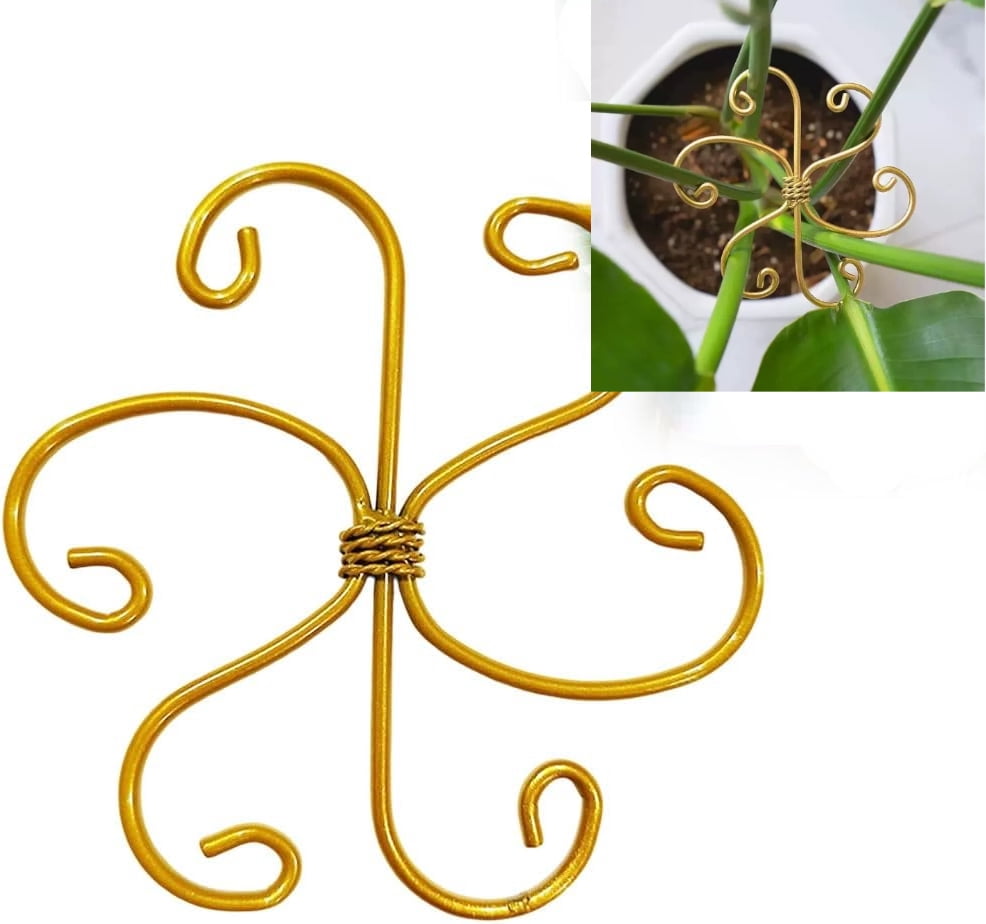 2025 New Plant Stem Support Set, Upgraded Reusable Metal Climbing Plant ...