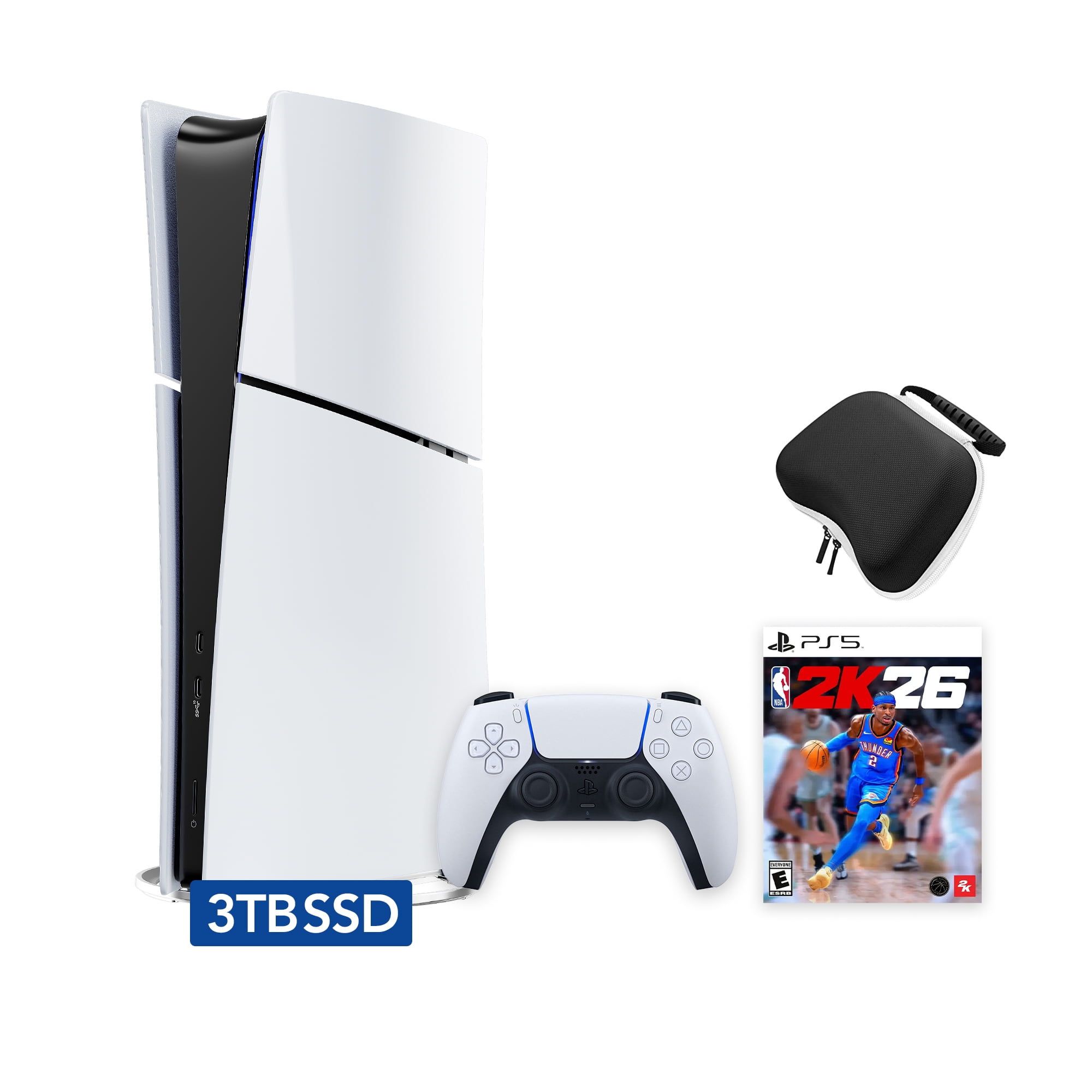 2025 New PlayStation 5 Slim Upgraded 3TB Digital Edition NBA 2K26 ...