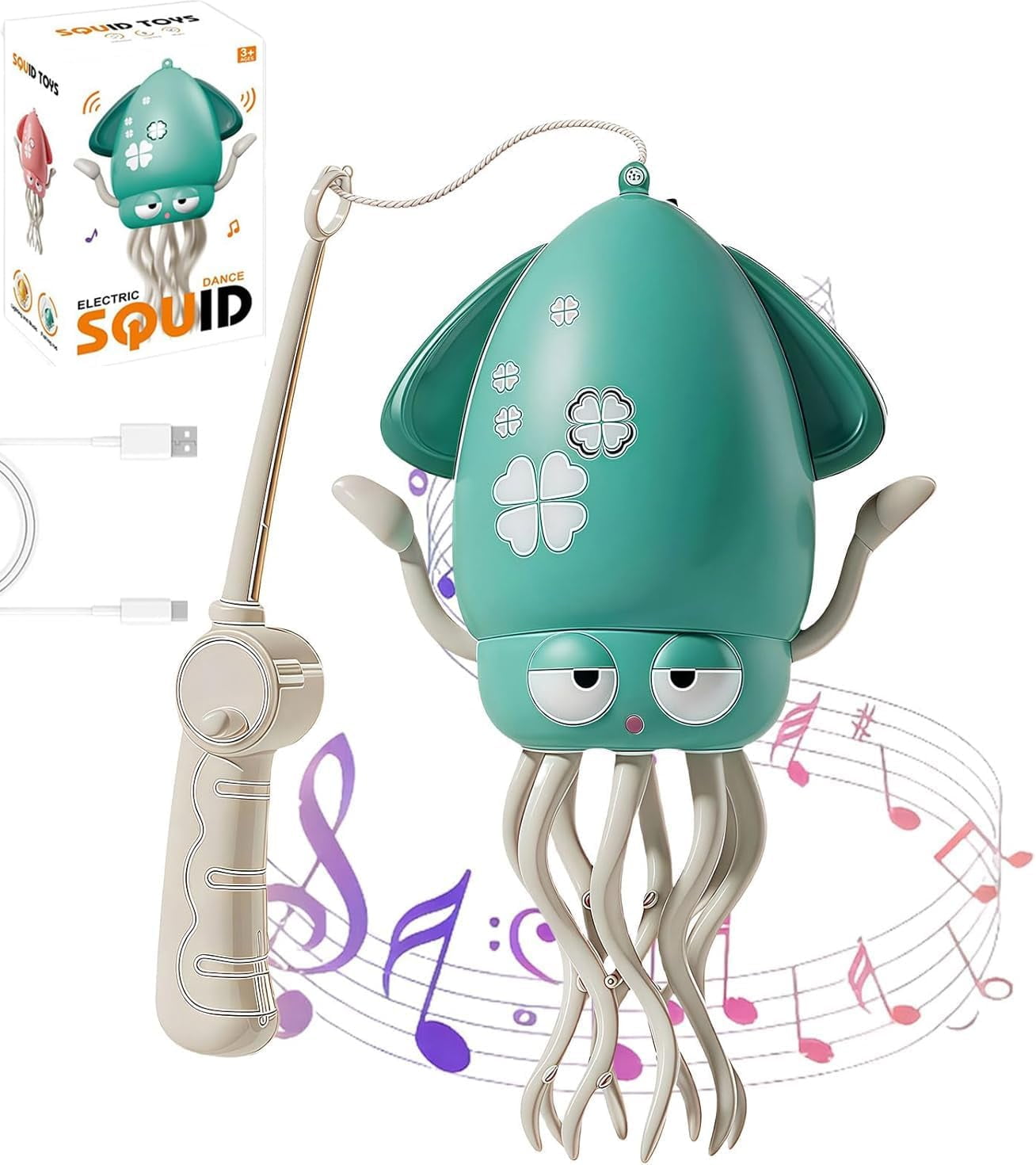 2025 New Playful Magic Electric Dancing Octopus Toy, Crazy 8-Leg ...