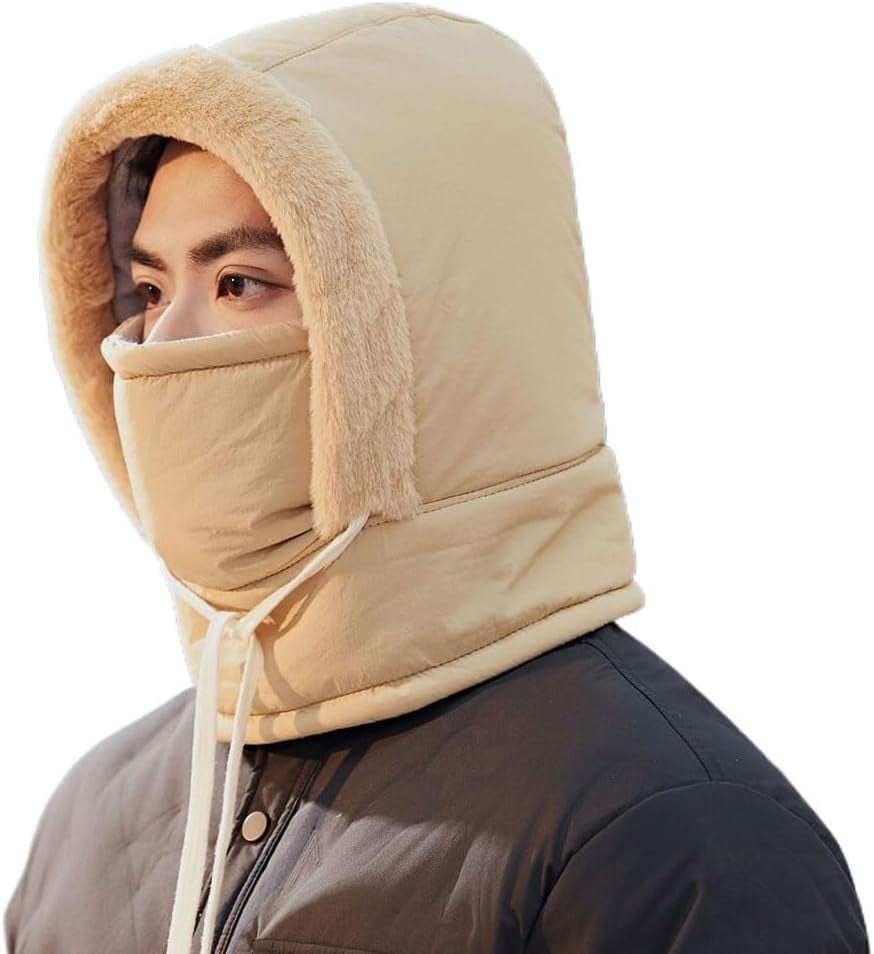 2025 New Plush Warm Full Coverage Windproof Hat with Earflaps, Mens ...