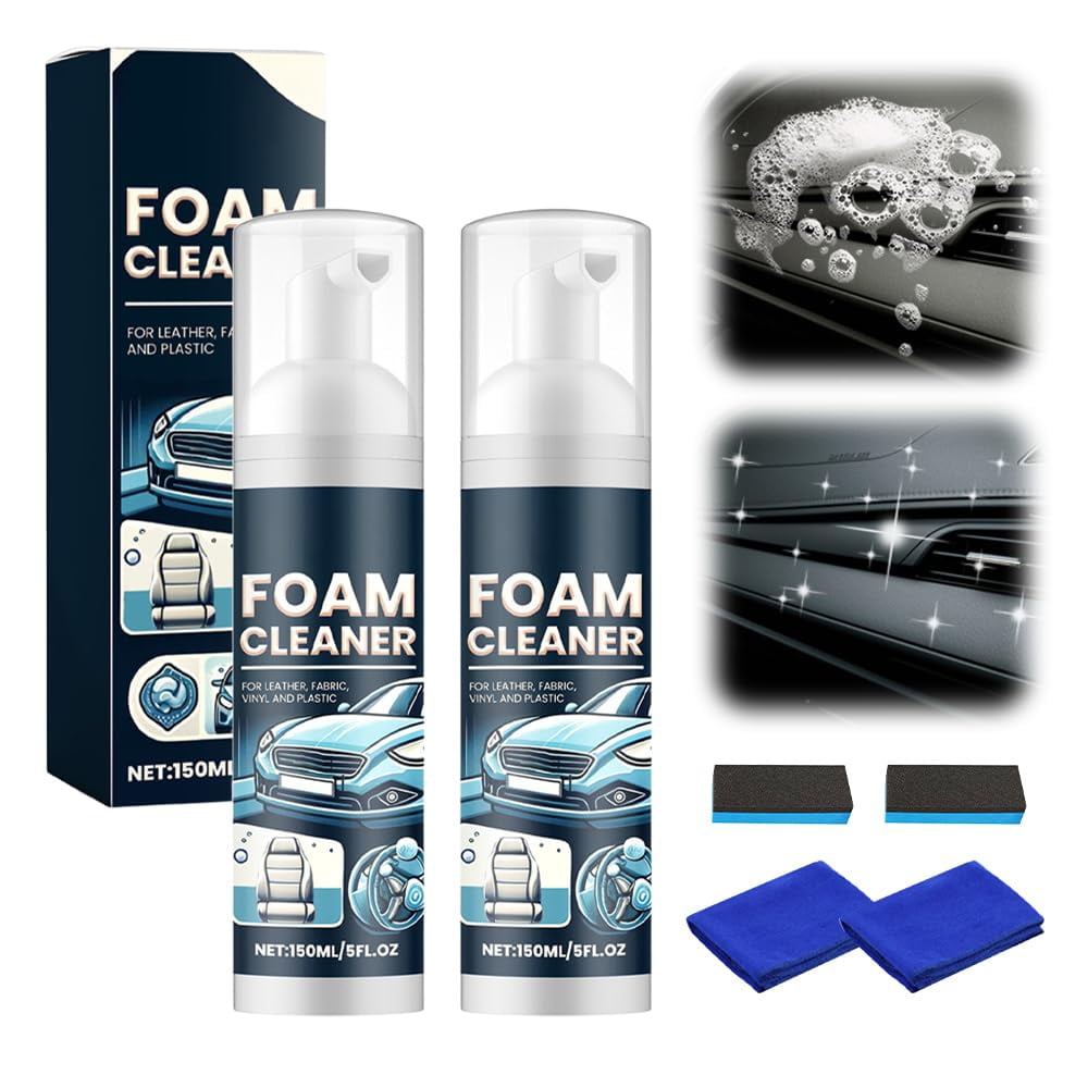 2025 New Polishing Cleaner Car Interior, Car Interior Faom Cleaner ...