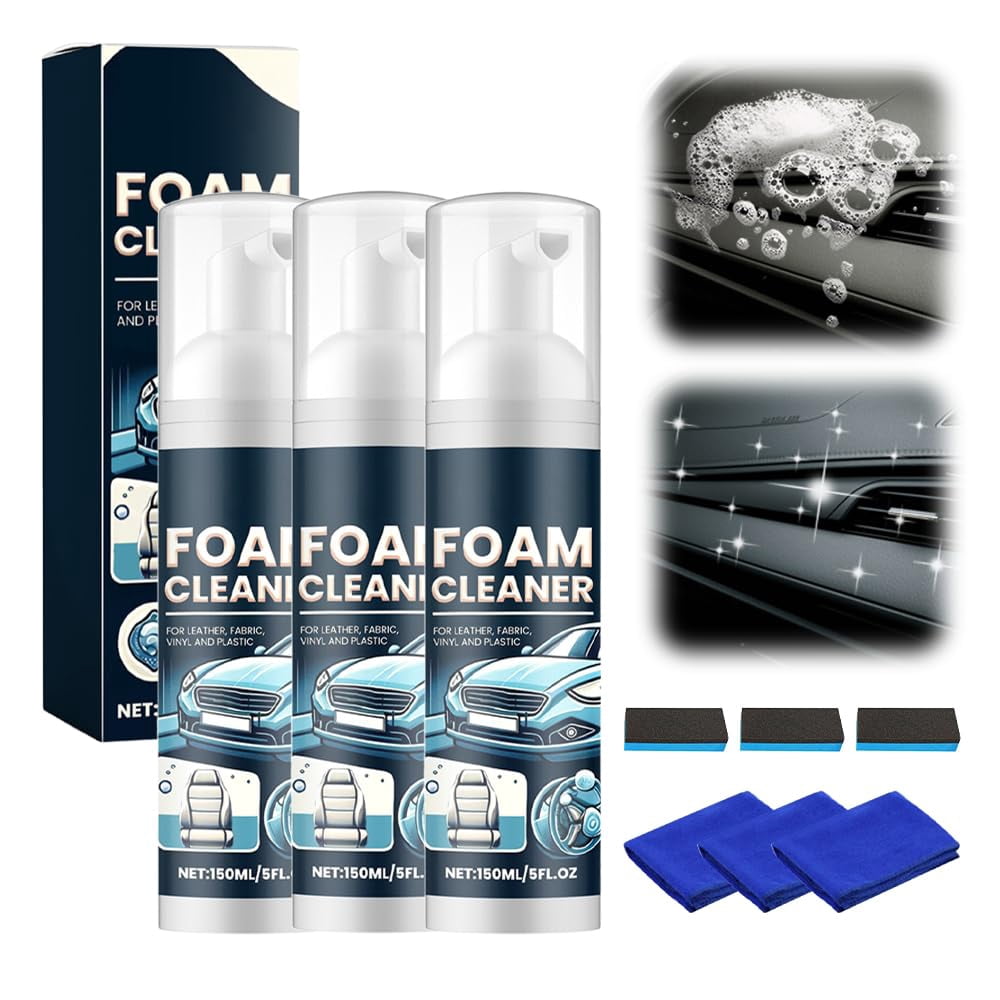 2025 New Polishing Cleaner Car Interior, Car Interior Faom Cleaner ...