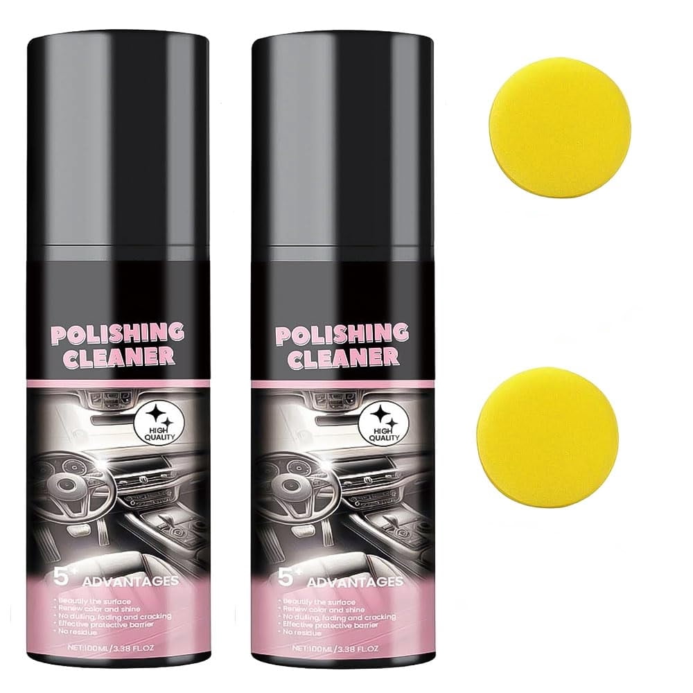 2025 New Polishing Cleaner Car Interior, Vehicle Interior Polish ...